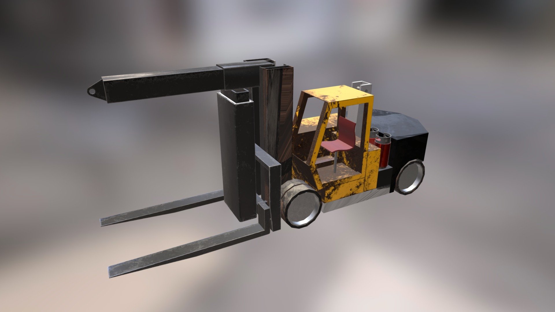 Fork Lift Truck - 3D model by Digital BIM Solutions ...