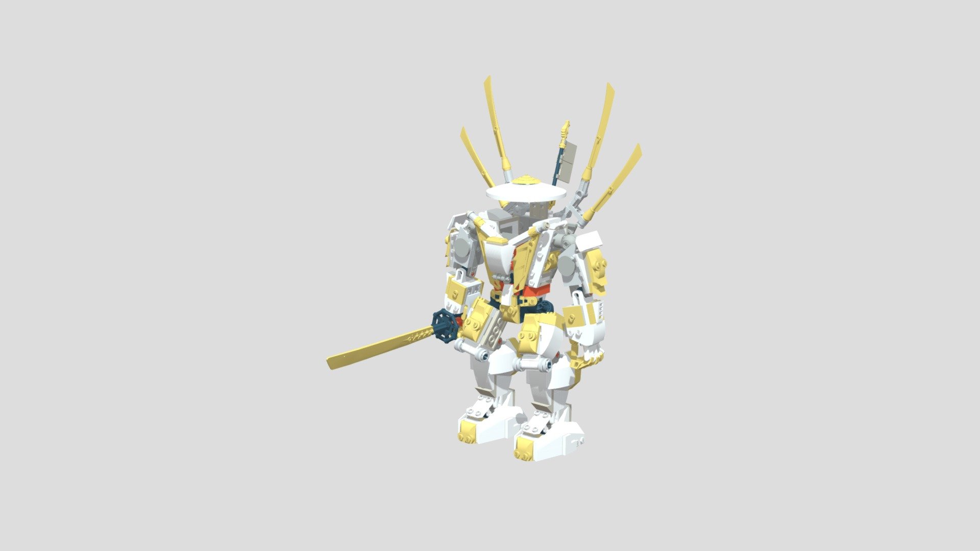 Golden Mech (Season 2 Legacy of the Green Ninja) - Download Free 3D ...