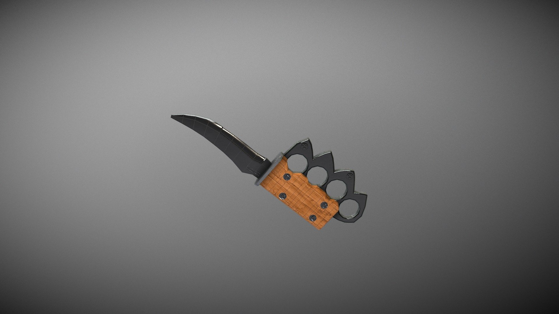 Low Poly Knife - 3D model by luke.watson [d933c67] - Sketchfab