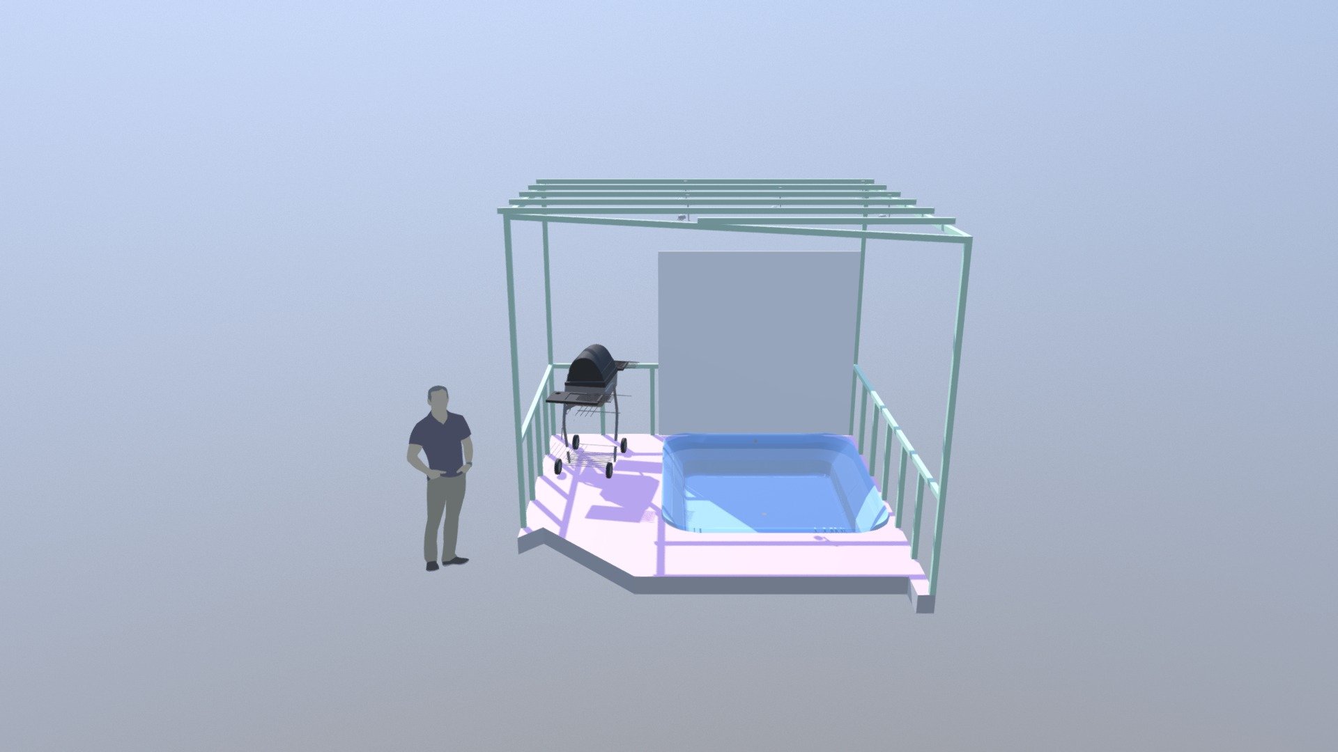Jacuzzi pequeño en SketchUp - 3D model by superdanielito [d9343d5 ...