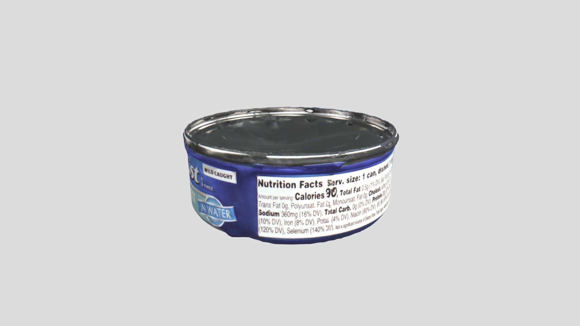 tuna can 2 - Download Free 3D model by kaseyshort [d9353a9] - Sketchfab