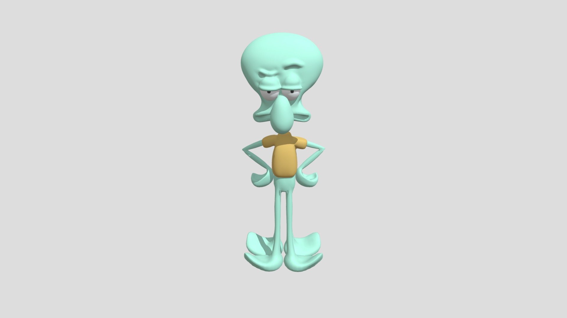 Squidward - 3D model by anaordonex2 (@anaordonezgragera) [d935810 ...