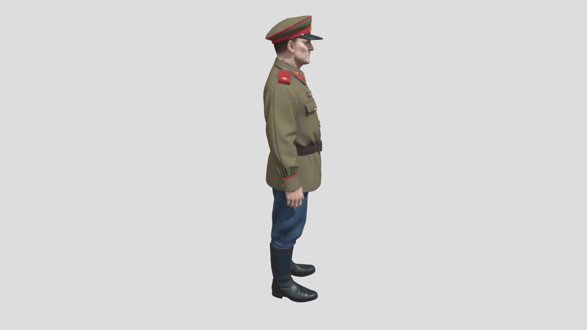 Soviet Soldier - 3D model by dmitryborysov777 [d93812f] - Sketchfab