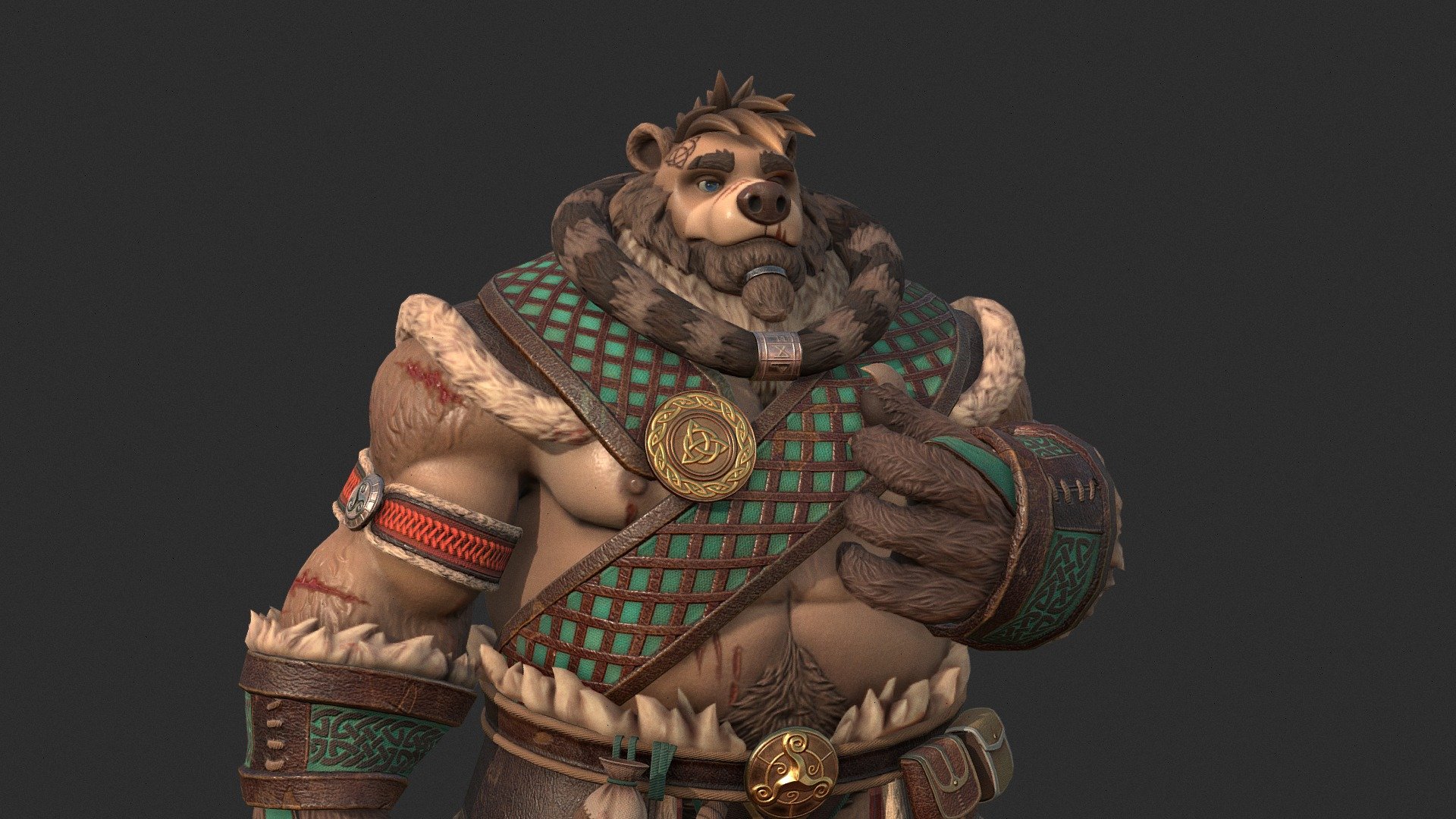 Bear Character from Echo of Gaolute - 3D model by xyzhuzw [d93a7b4 ...