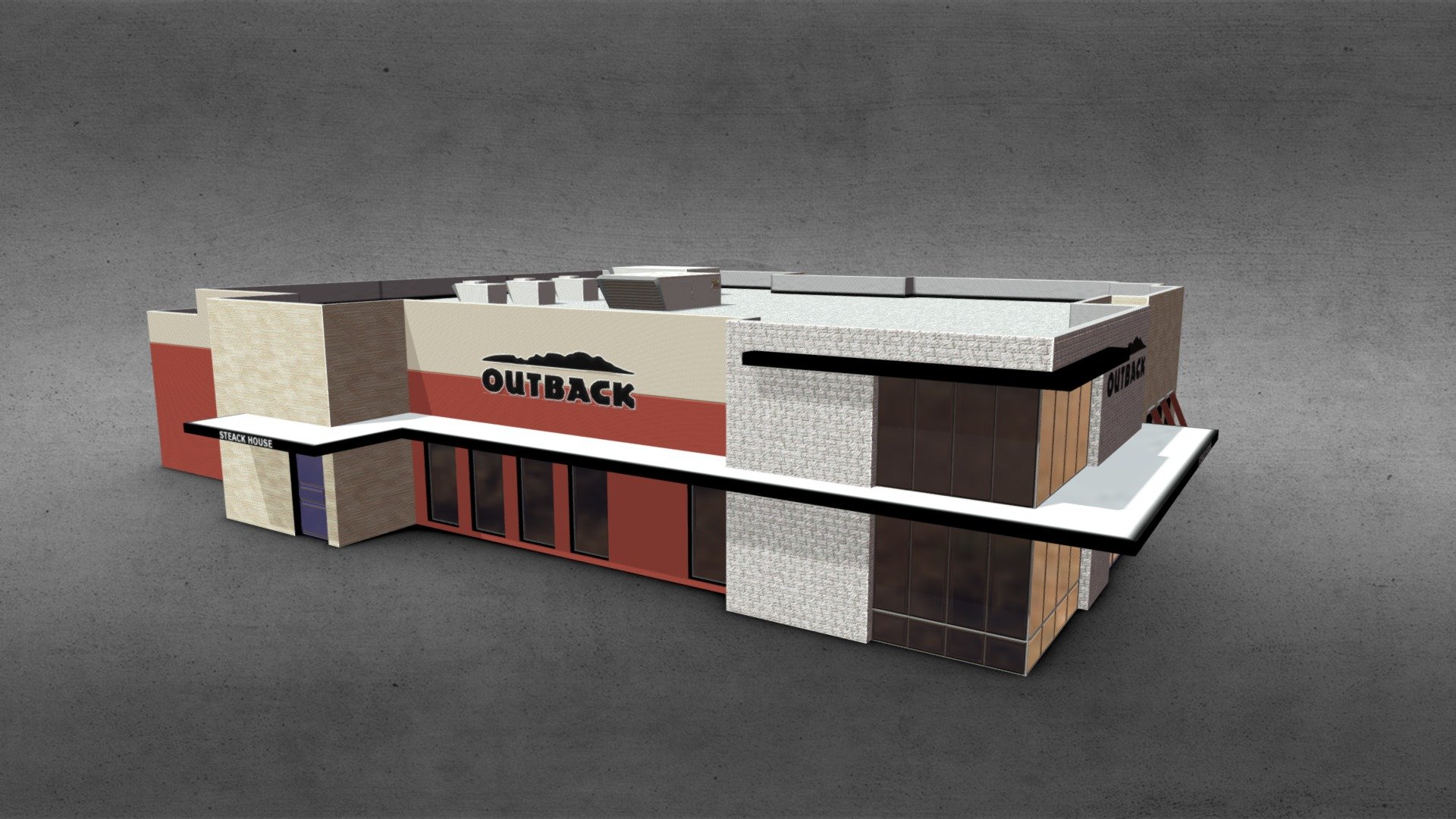 Outback Restaurant - Buy Royalty Free 3D model by luminou_CS (@luminou ...