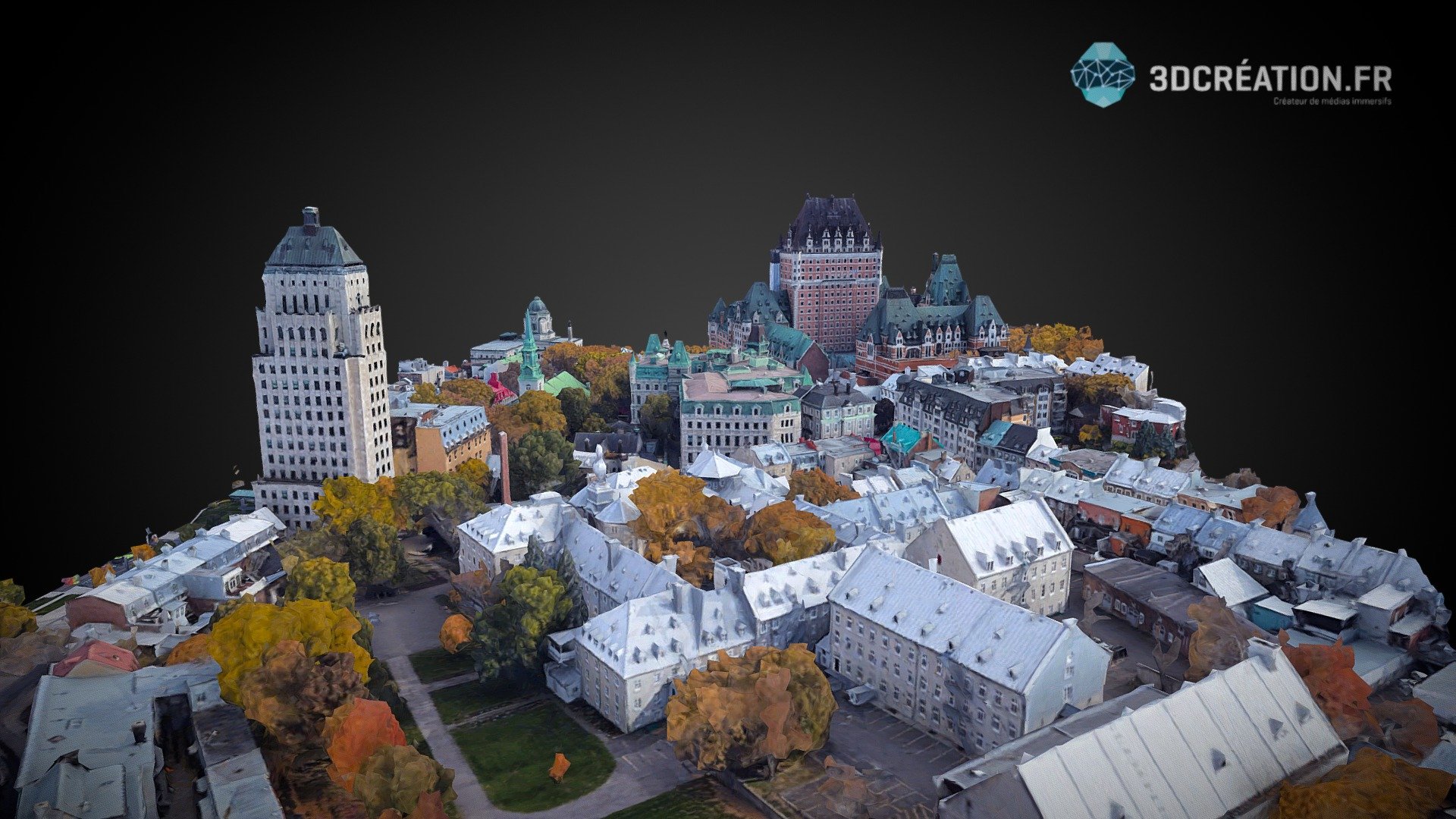 Château Frontenac - Quebec - 3D model by 3dcreation_lyon [d93b85f ...