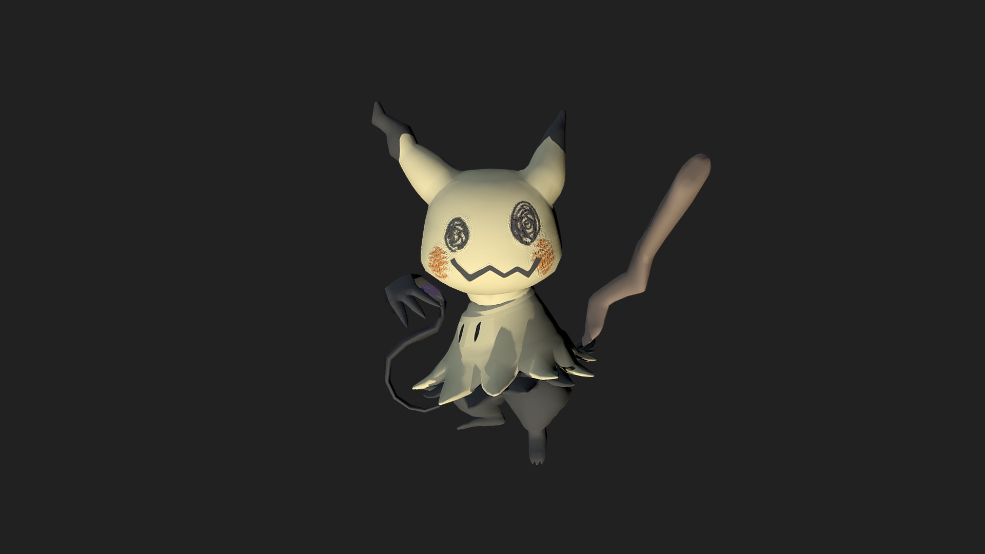 Mimikyu v3 for SSB4 - 3D model by C2P0 [d93caa0] - Sketchfab