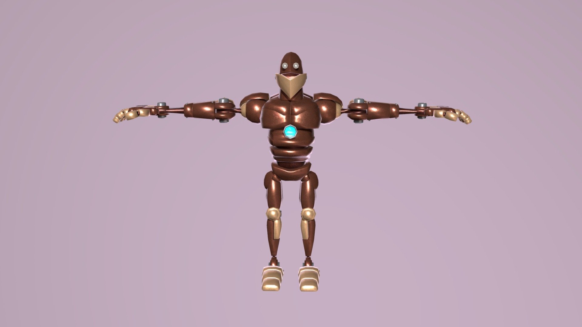 Robot - 3D model by M.Minabe (@Makoto.Minabe) [d93df08] - Sketchfab