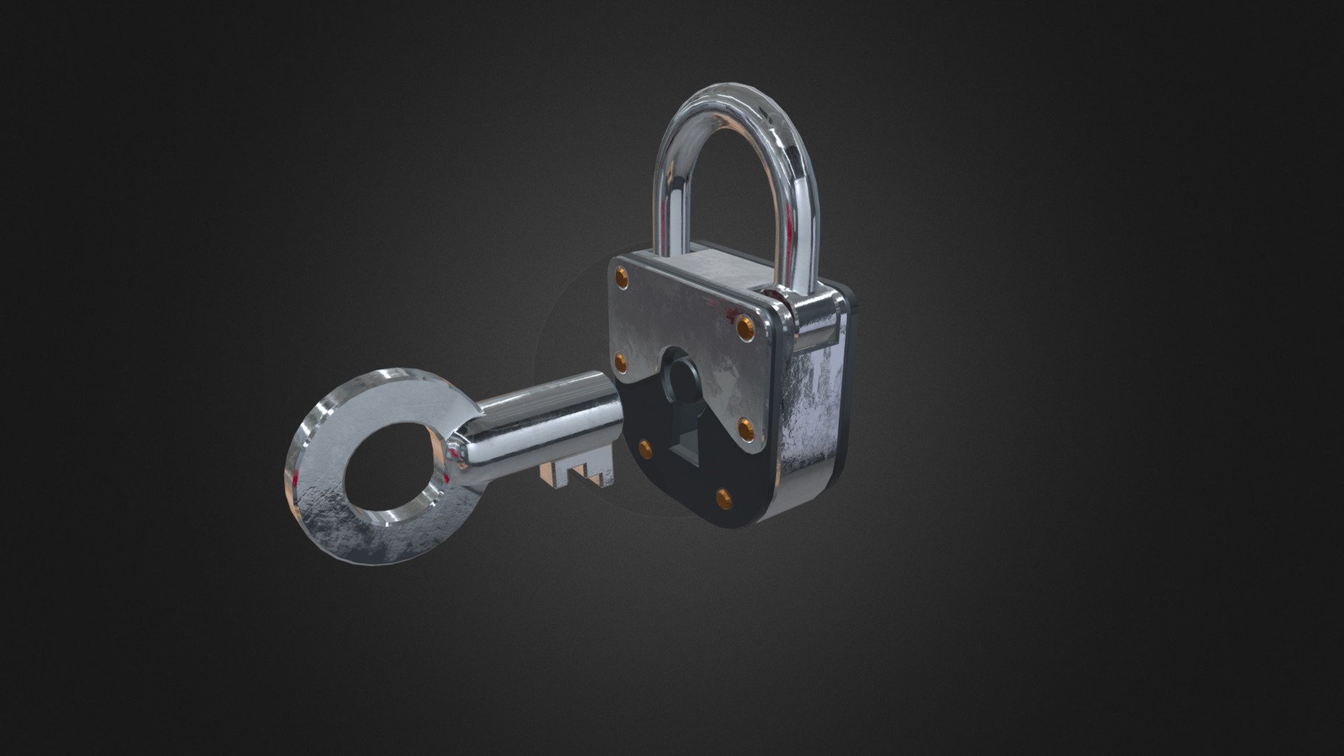 Padlock - 3D model by mg53 [d93e1f5] - Sketchfab