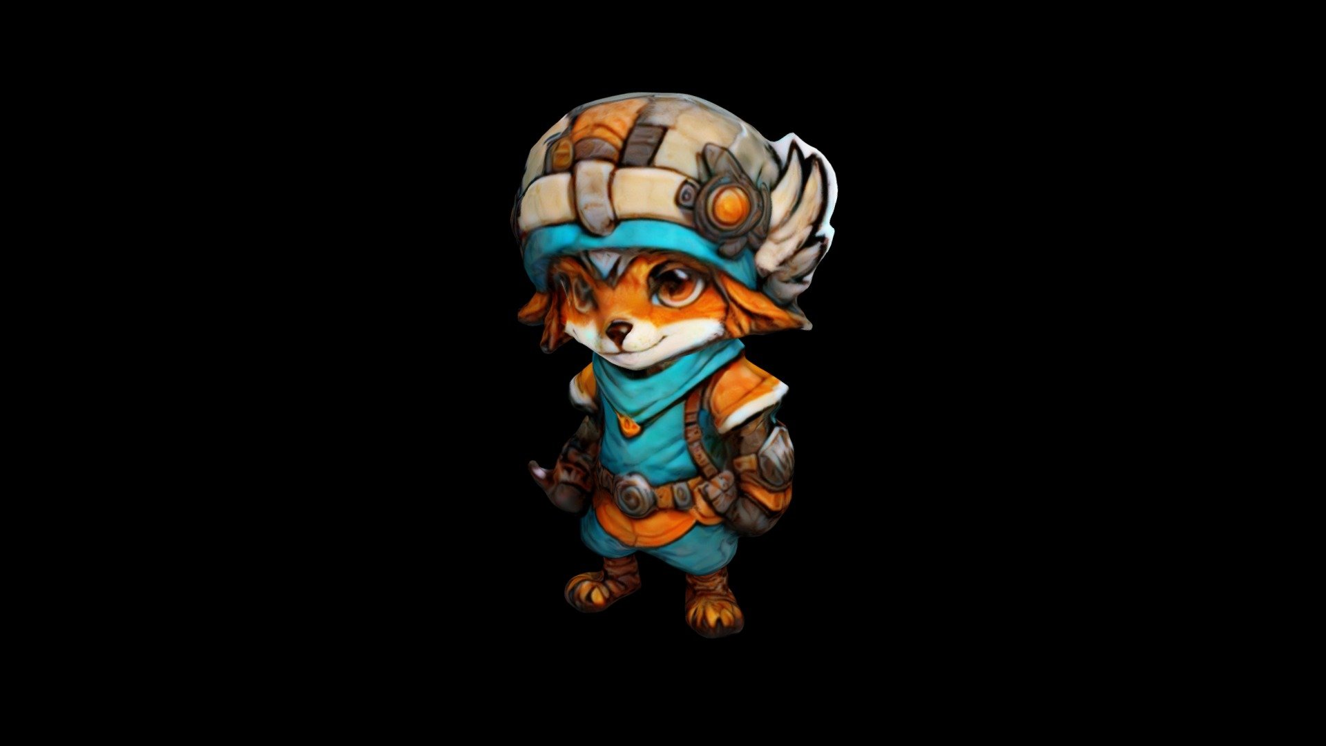a fox dressed as a space explorer the fox is wea - Download Free 3D ...