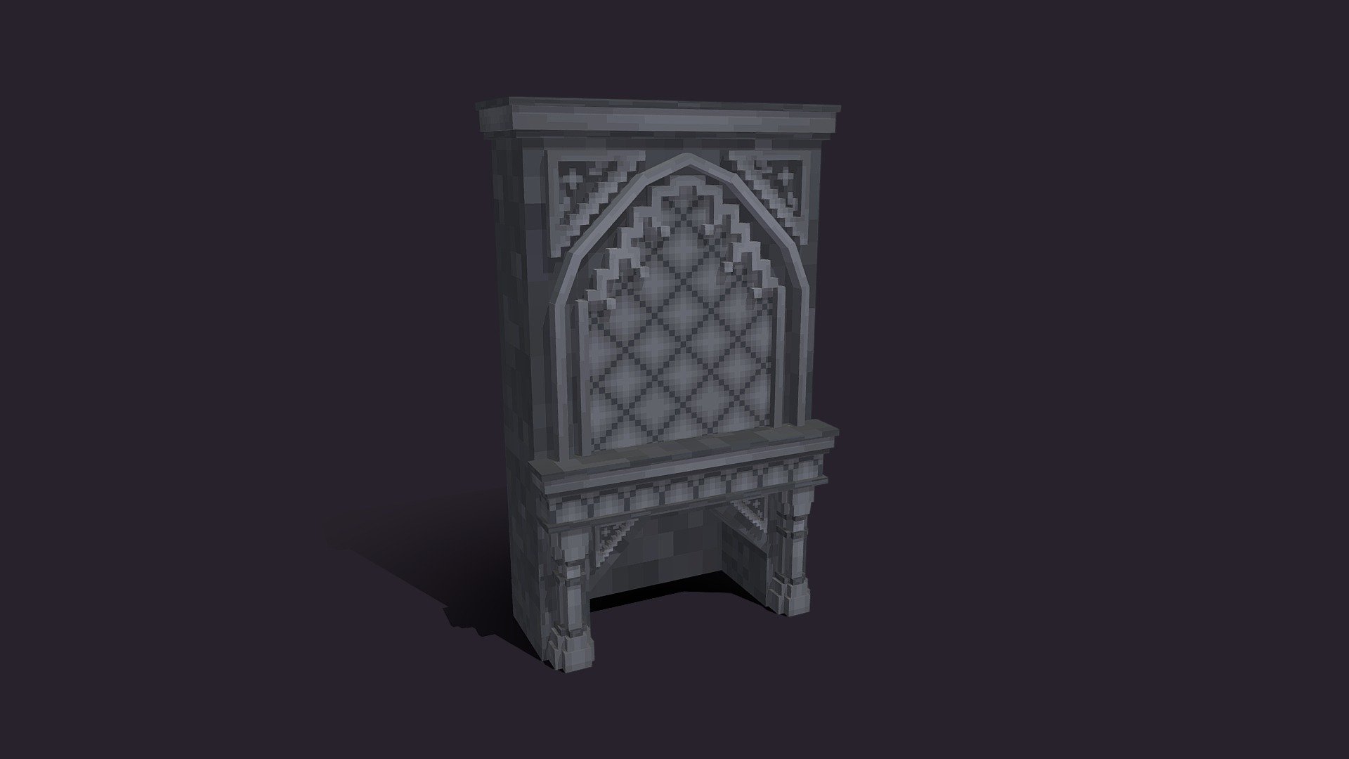 Gothic Fireplace - LoverCraft Network - 3D model by jazzyjems [d93e291] - Sketchfab