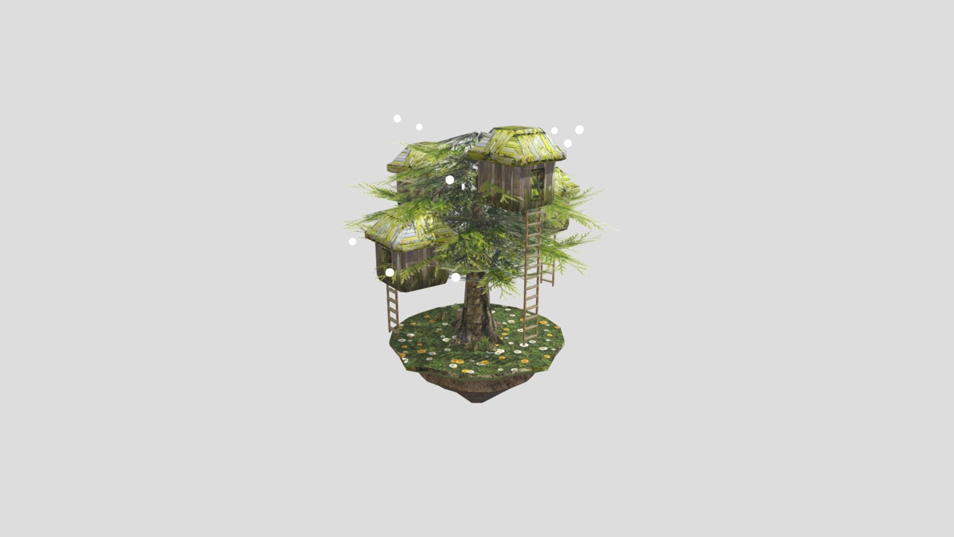 treehouse village - Download Free 3D model by alexkonkler [d93e46b ...