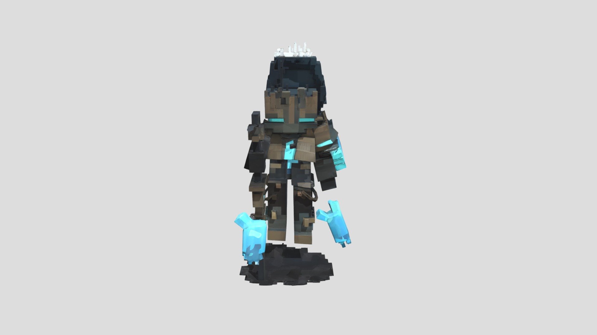 Armored knight with glowing elements - 3D model by Archlord (@ravel ...