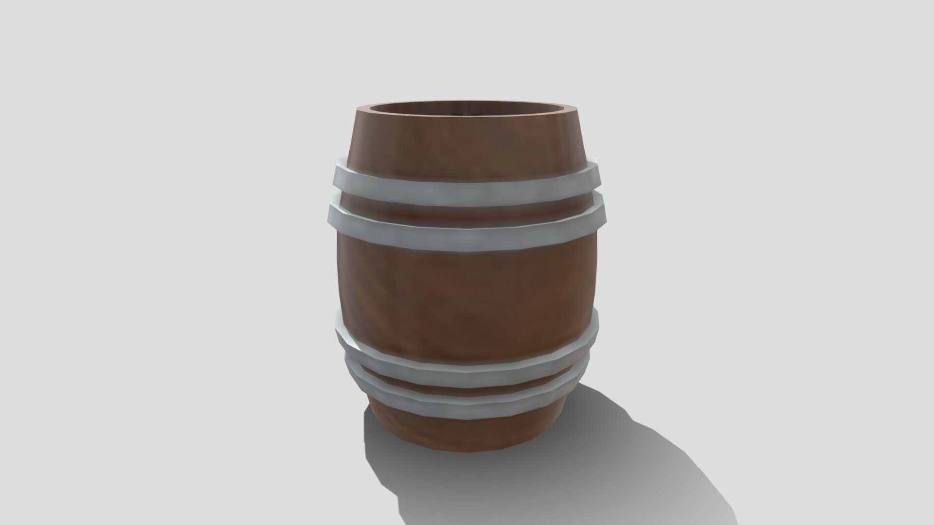 Wooden barrel pp - 3D model by As1an_X1ng [d93ffef] - Sketchfab