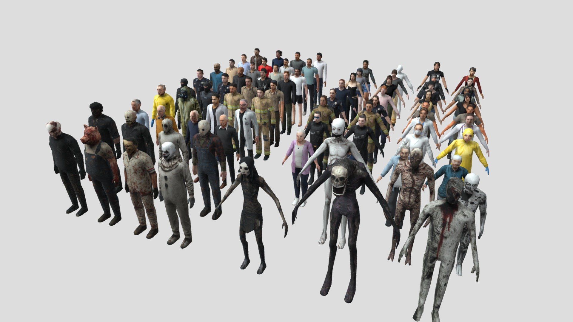 Characters_psx - Download Free 3D model by Elbolillo (@Elbolilloduro ...