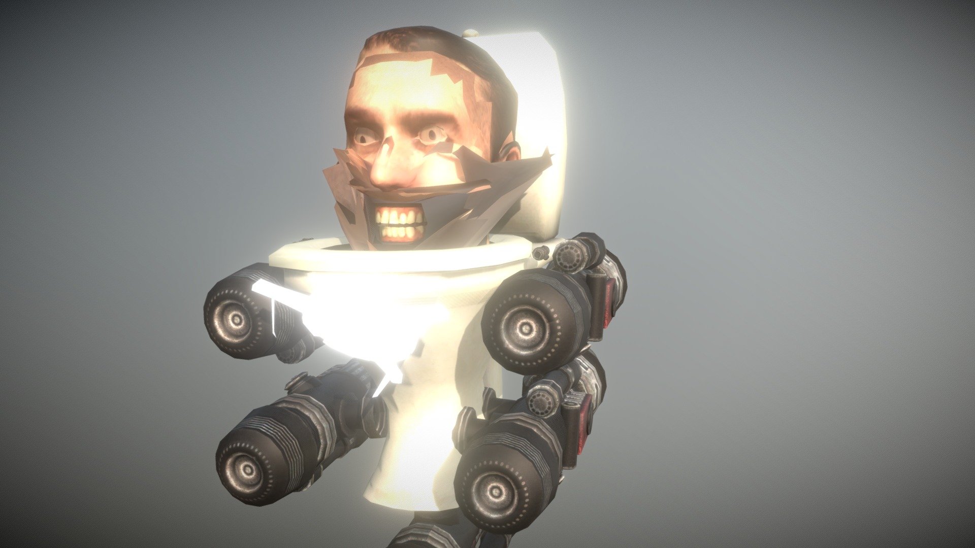 Insane reporter jetpack skibidi toilet - Download Free 3D model by g ...