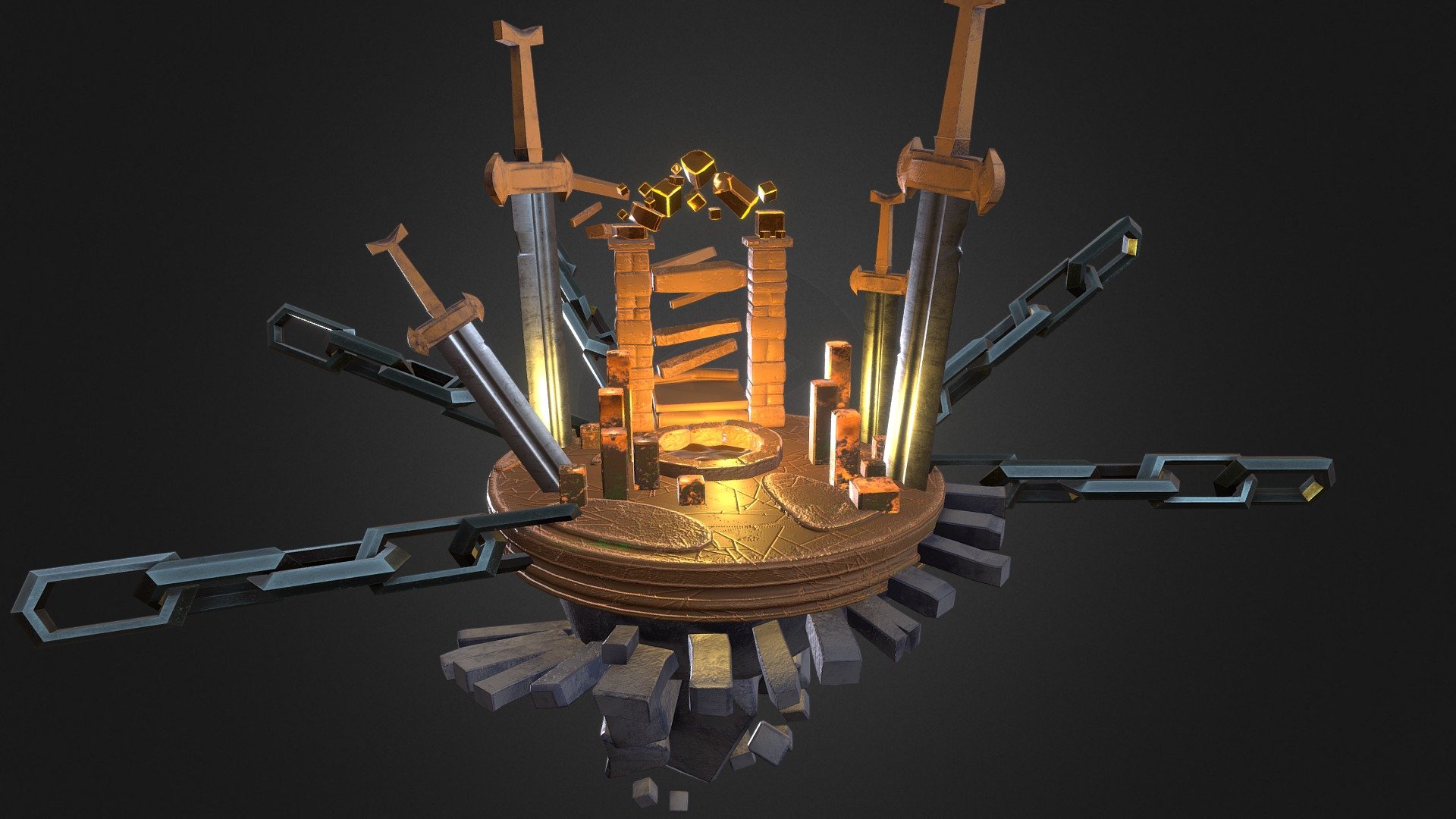 Ancient Gods Threshold - 3D model by davidcalvocg [d945502] - Sketchfab