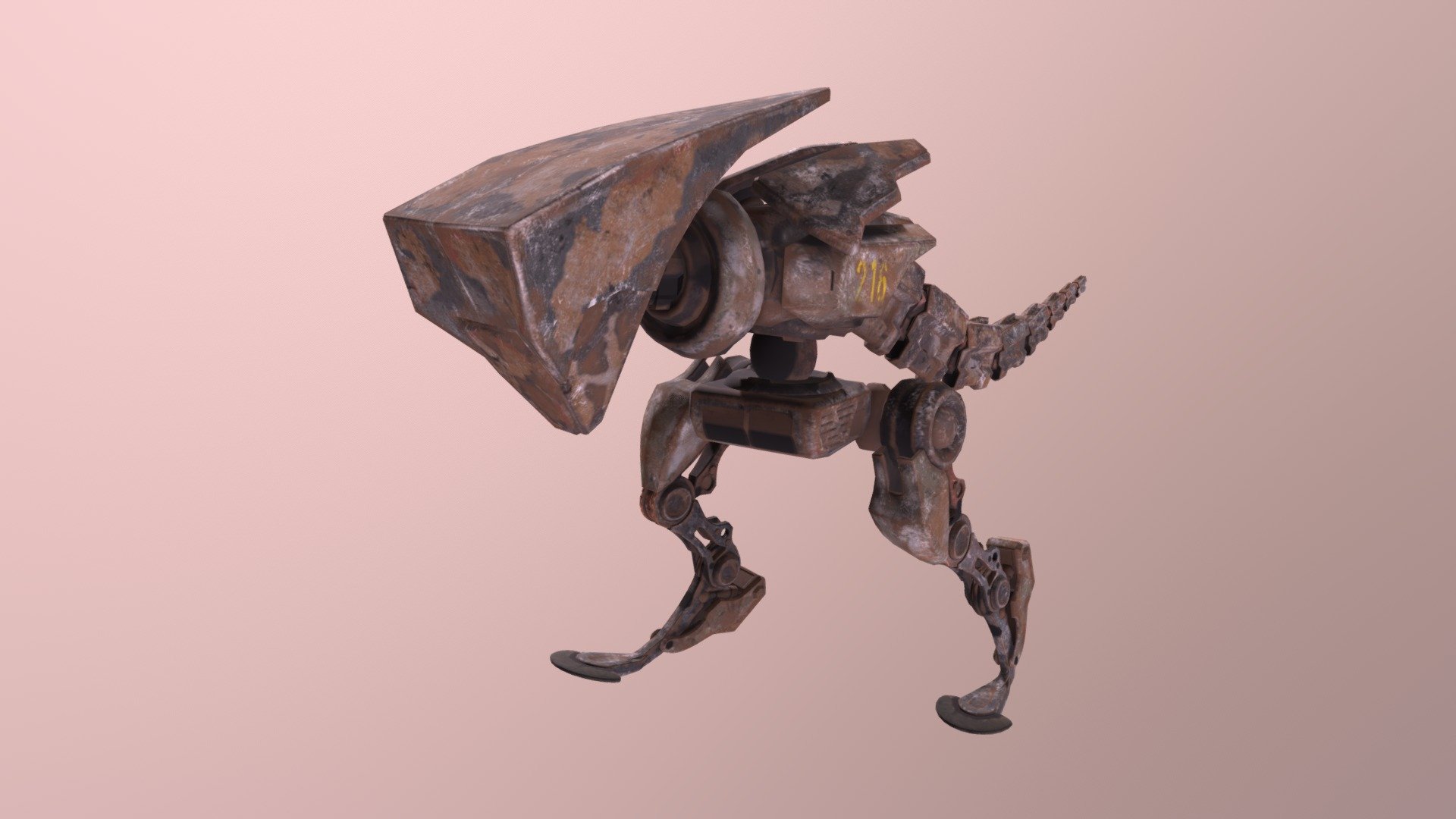 RoboTrex Walk - 3D model by haikalhamzah [d9473fb] - Sketchfab