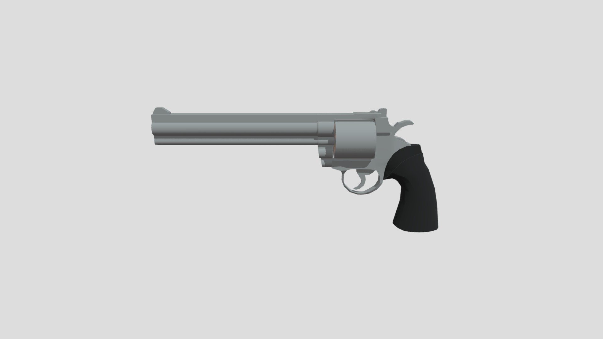 Revolver 357 magnum lowpoly - Download Free 3D model by Tshusima_1401 ...