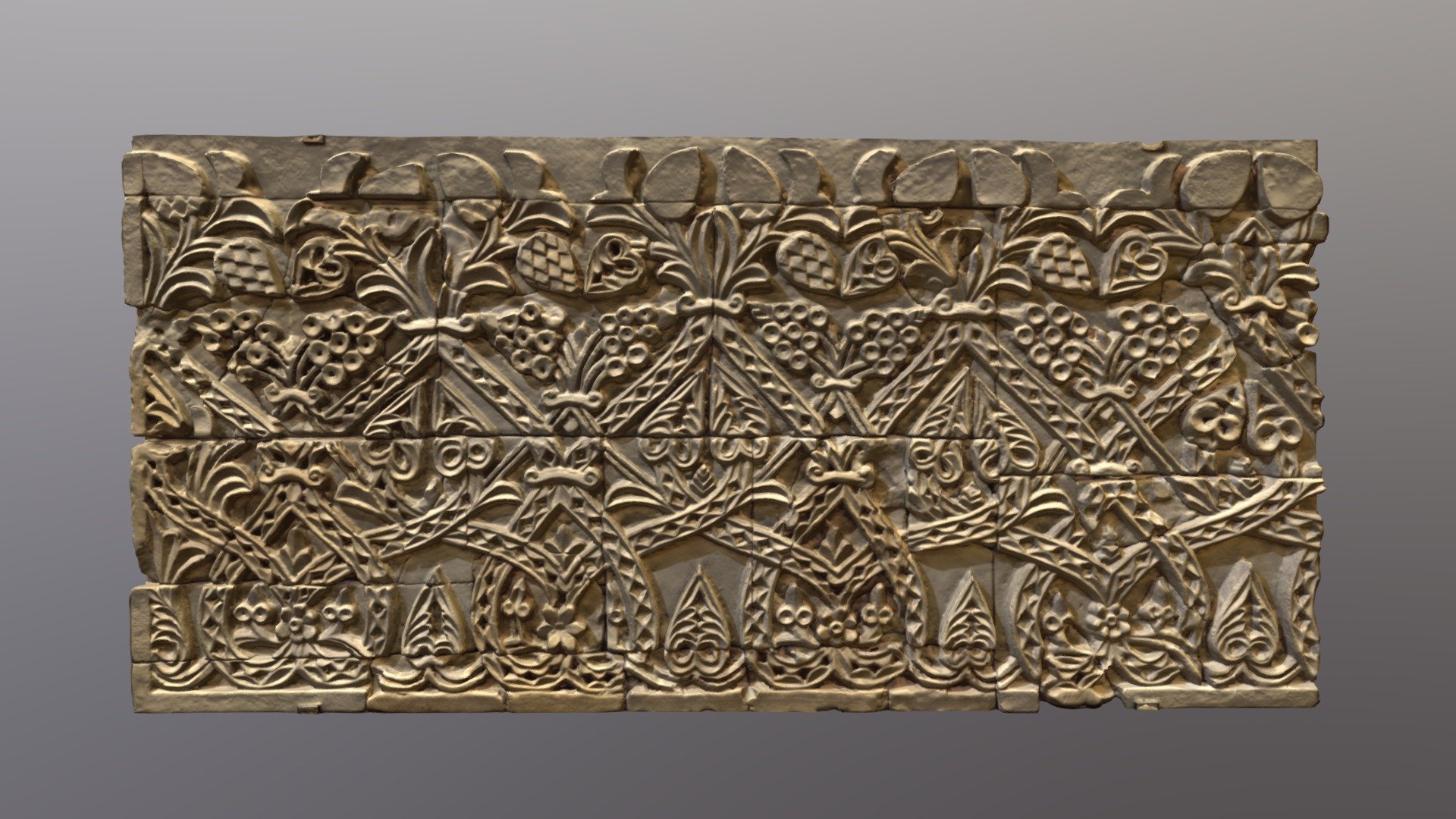 Ataurique del Cortijo del Alcaide (Córdoba) - 3D model by Jaime López ...