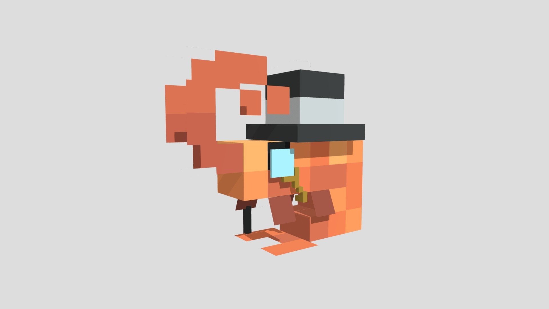 Minecraft British Shrimp - 3D model by arcoirius [d94bec6] - Sketchfab