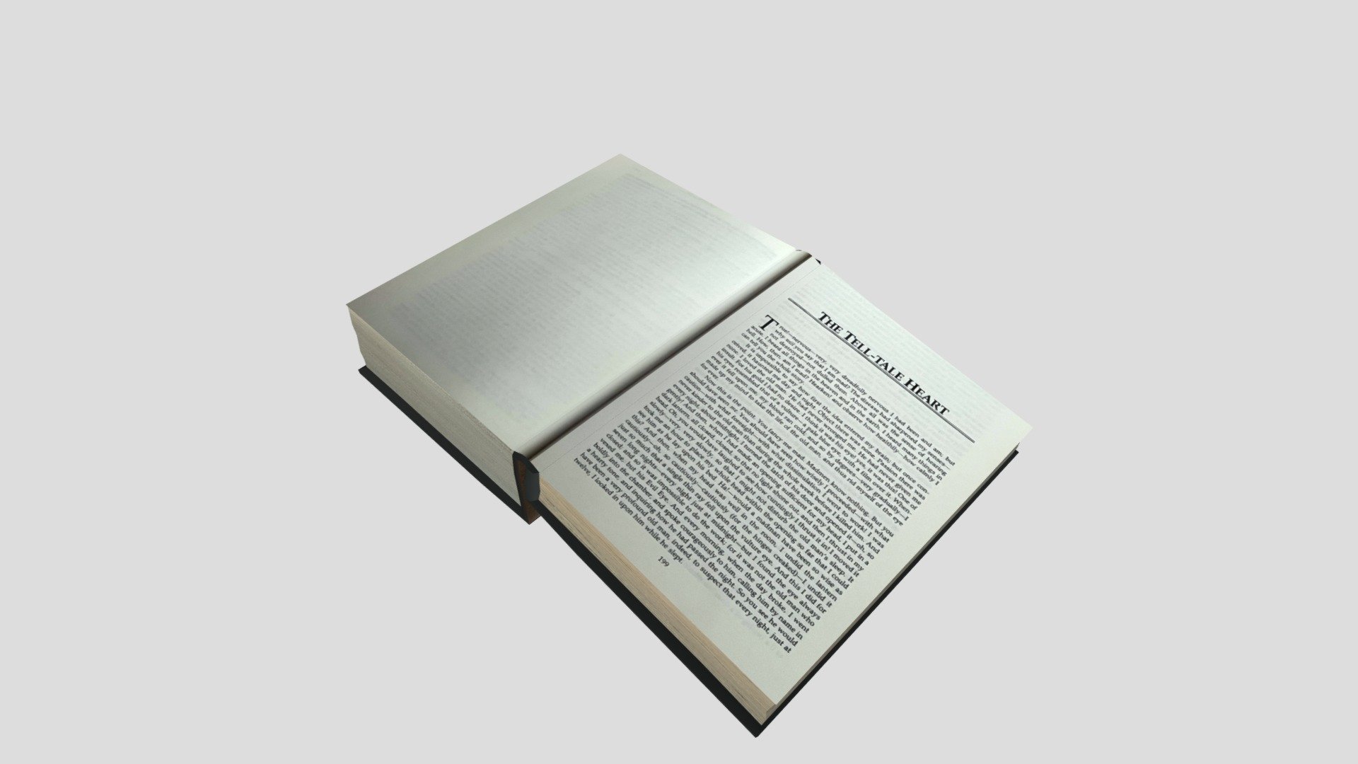 Edgar Allen Poe: Complete Tales & Poems (Open) - 3D model by cassy.fbx ...