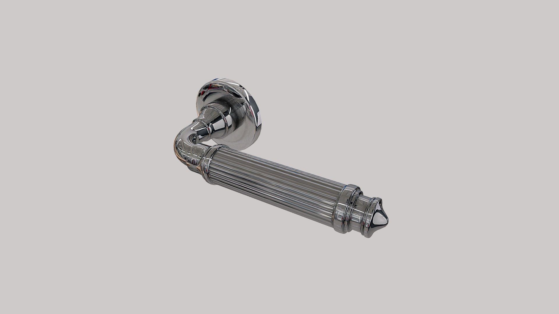ARIA CH - 3D model by CORONA_premium_door_handles [d94e8c4] - Sketchfab