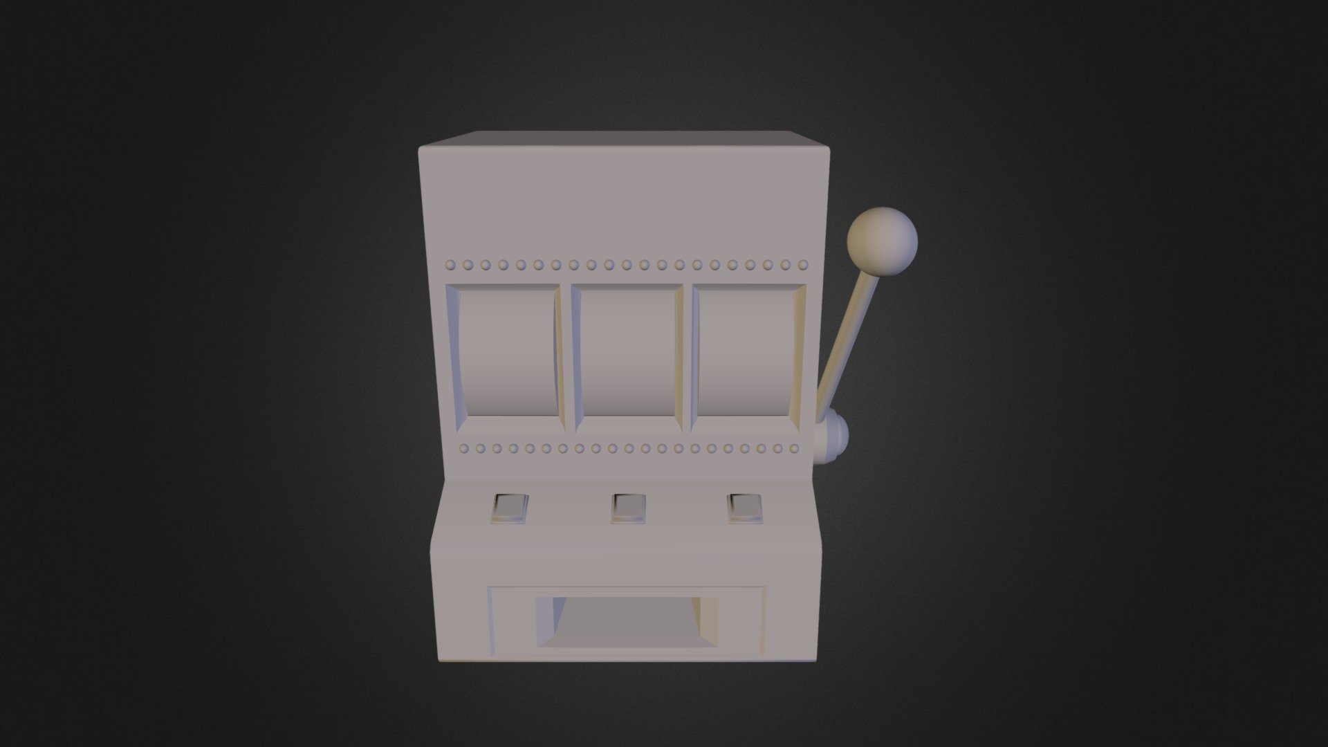 Slot Machine - 3D model by shawn80818 [d94f2b0] - Sketchfab