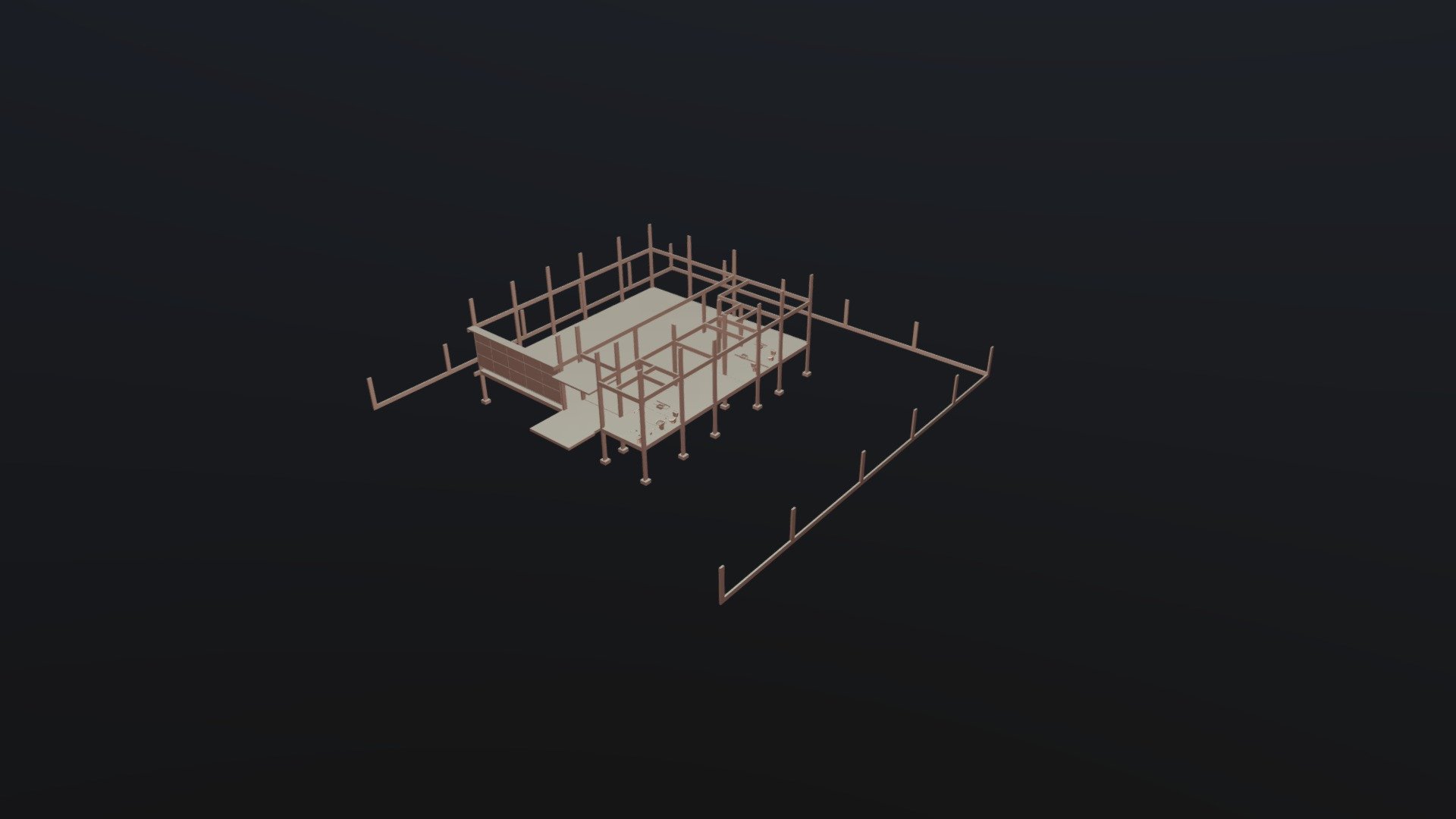 MODELO ESTRUTURAL - 3D model by gustavocampelo [d95002f] - Sketchfab