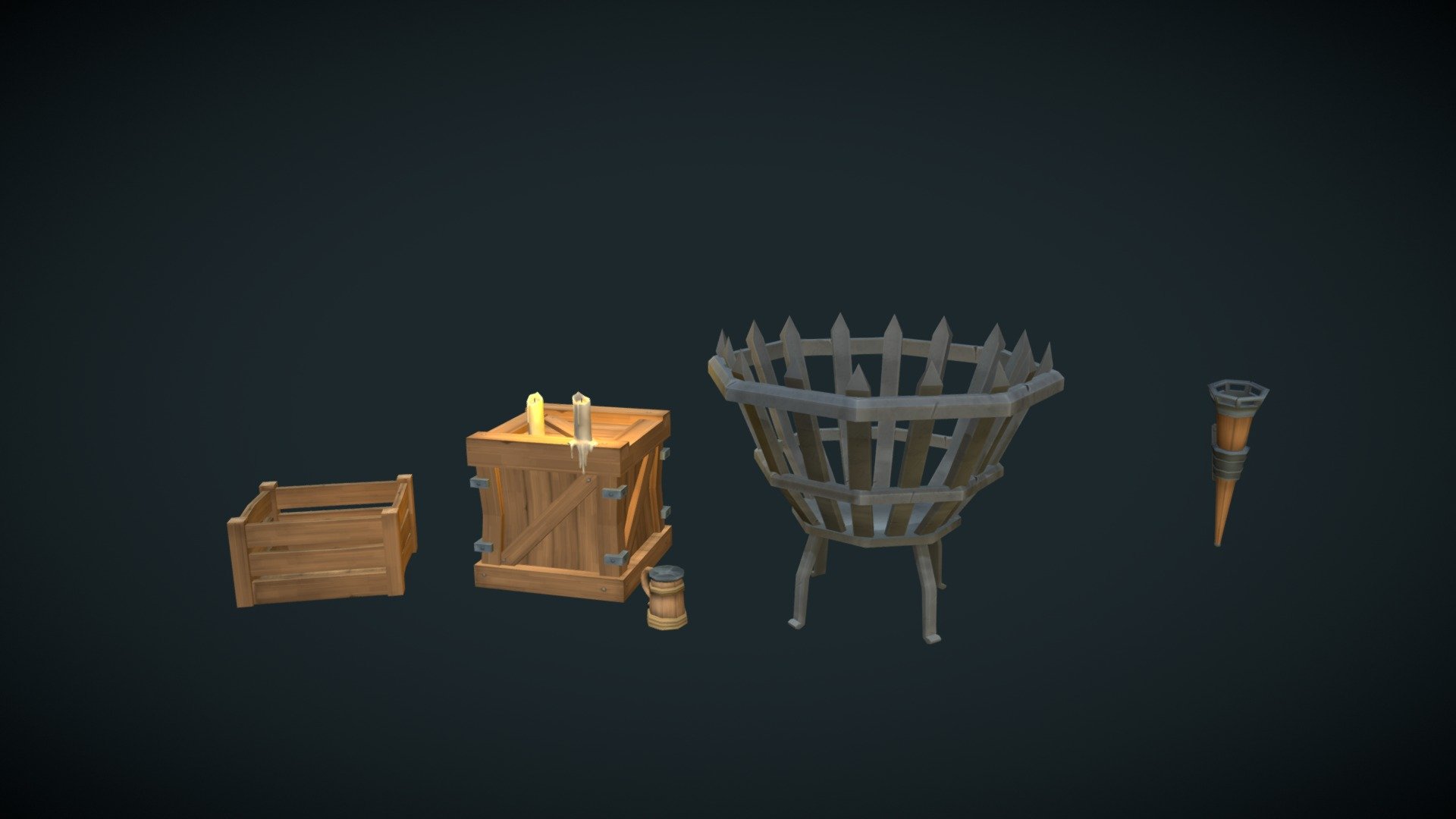 Village Props - 3D model by Amy Turner (@AmyTurner) [d950e86] - Sketchfab