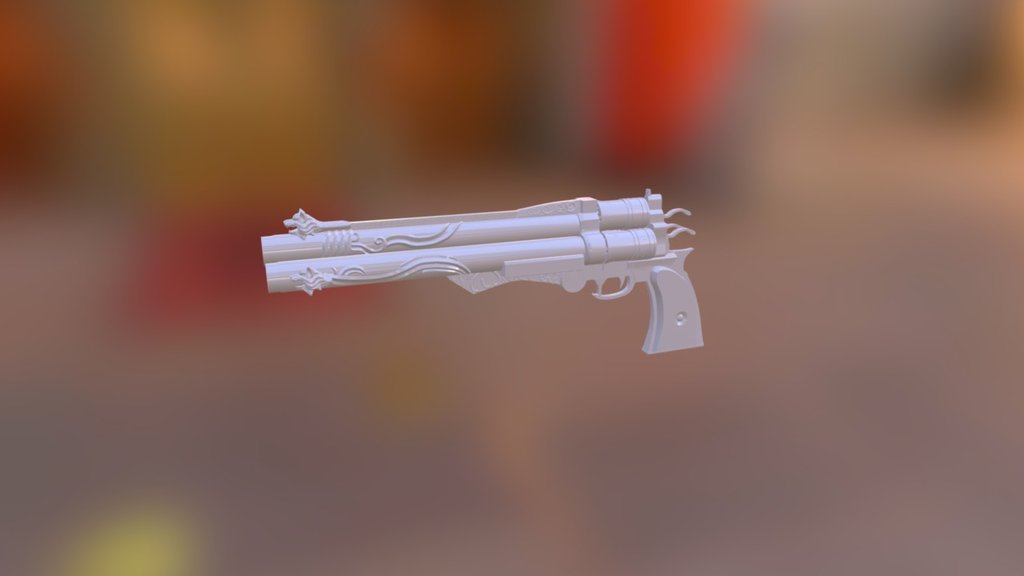 Cerberus (weapon) - 3D model by CristalGart [d9530d2] - Sketchfab