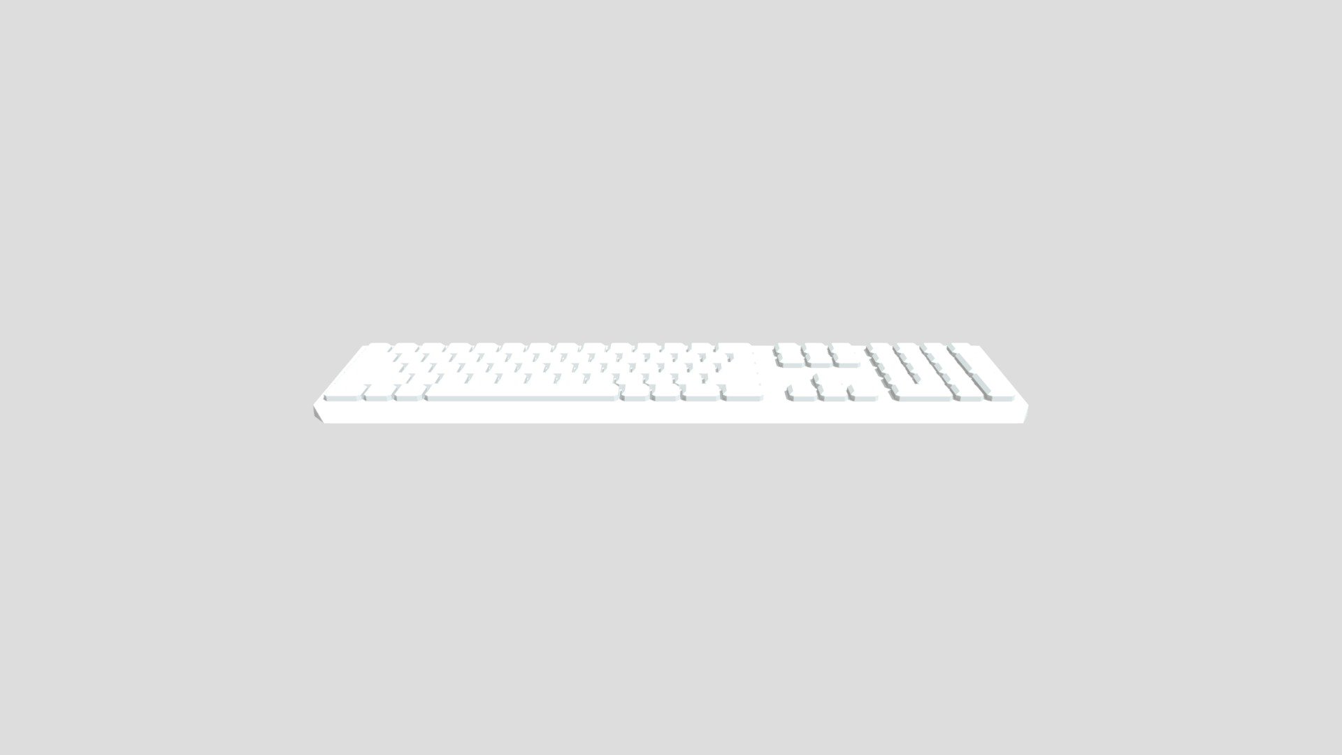 Keyboard - Download Free 3D model by EchoSounds (@ronangray) [d953226 ...