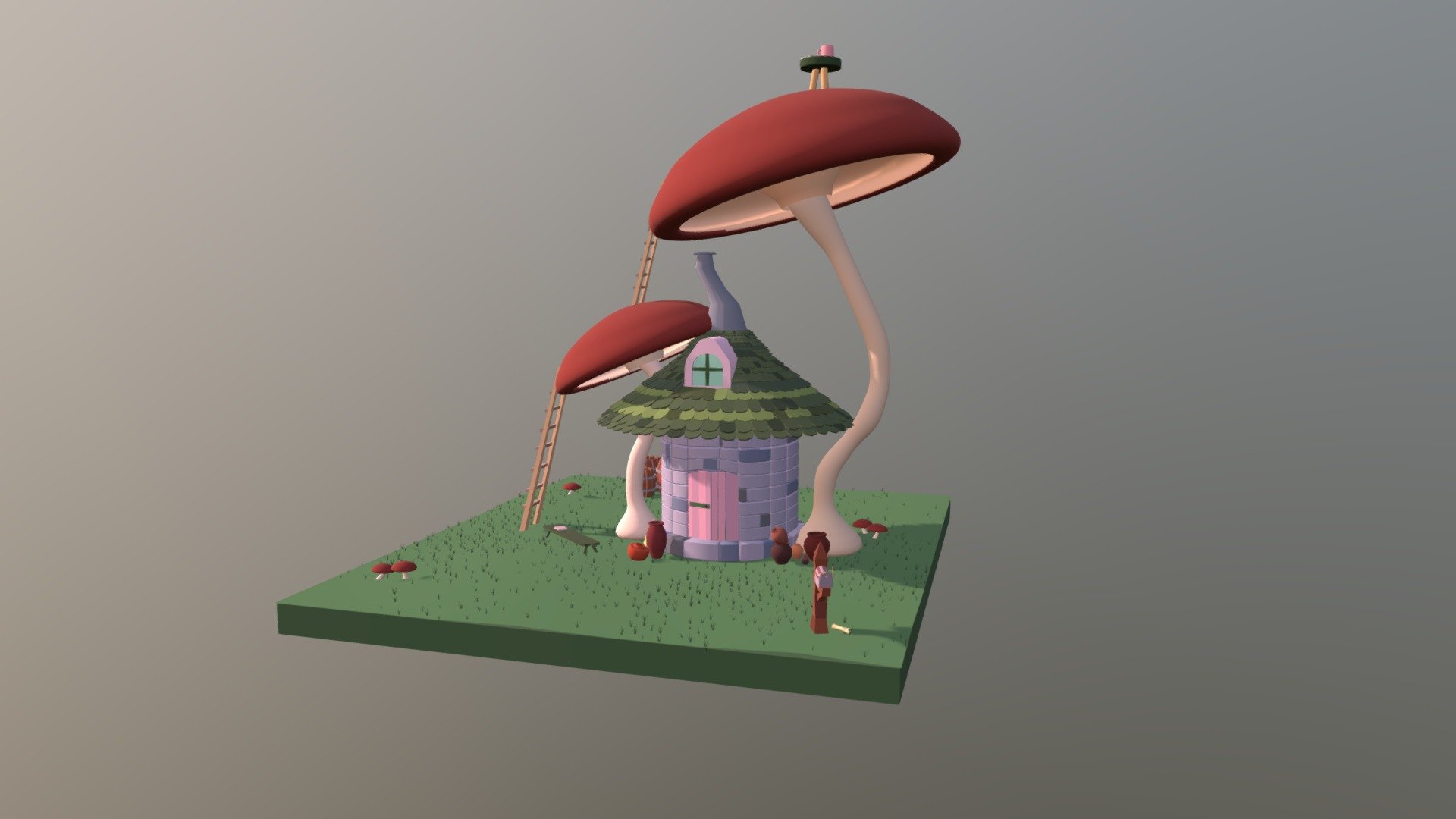 XYZ HW Nnew - old - crash house - Download Free 3D model by ...