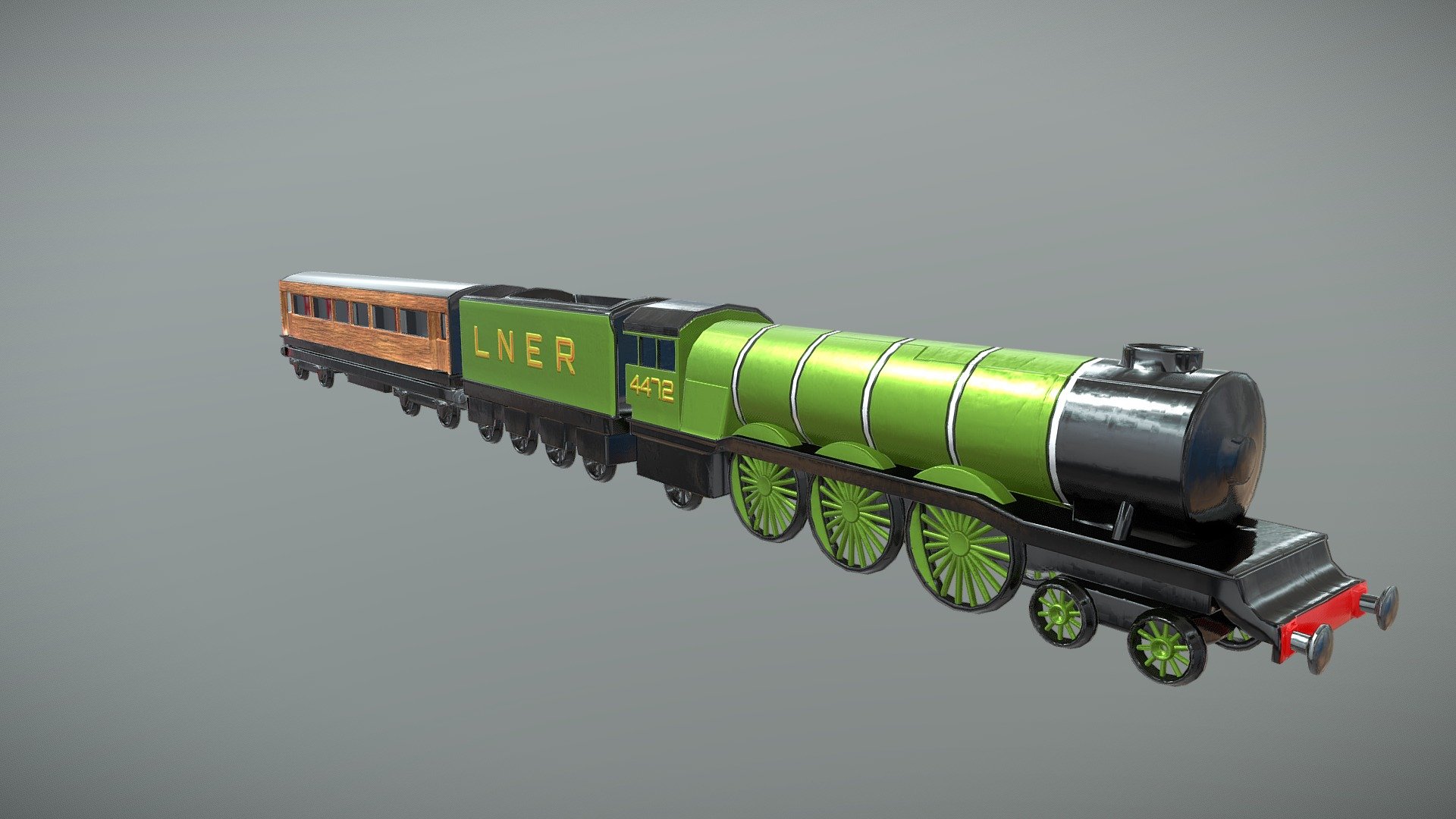 Train - Download Free 3D model by Garrett.Windus [d95734a] - Sketchfab