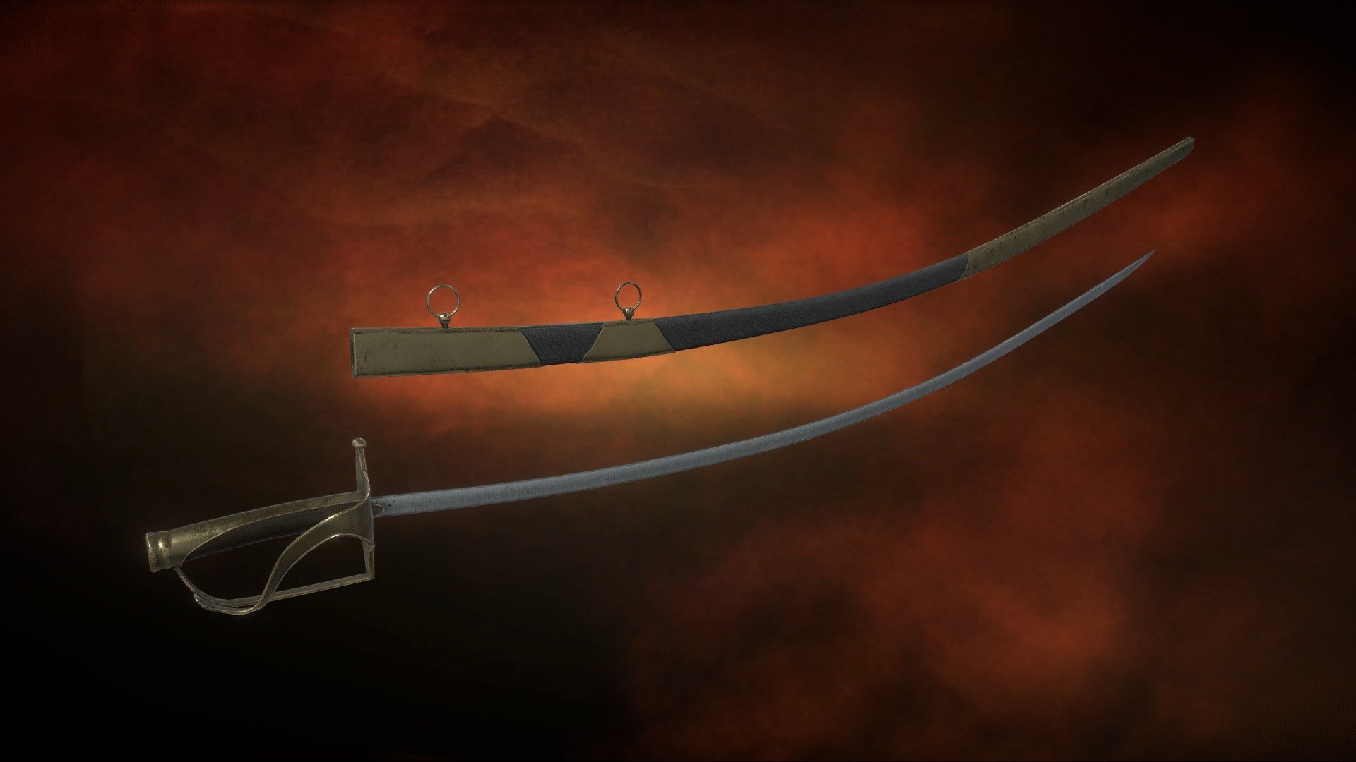 Sabre du Représentant des Armées - Buy Royalty Free 3D model by L ...