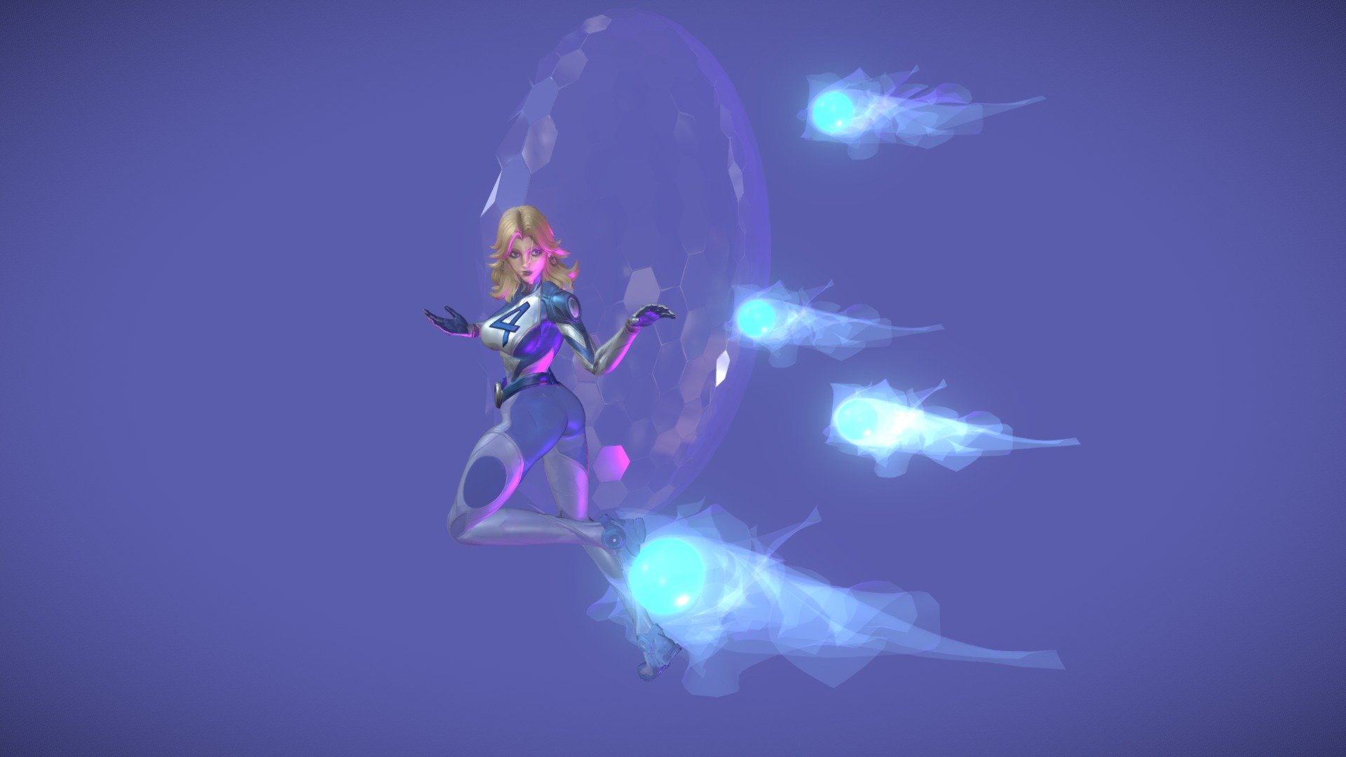 Marvel Rivals - Invisible Woman - Download Free 3D model by Casttelan2 ...