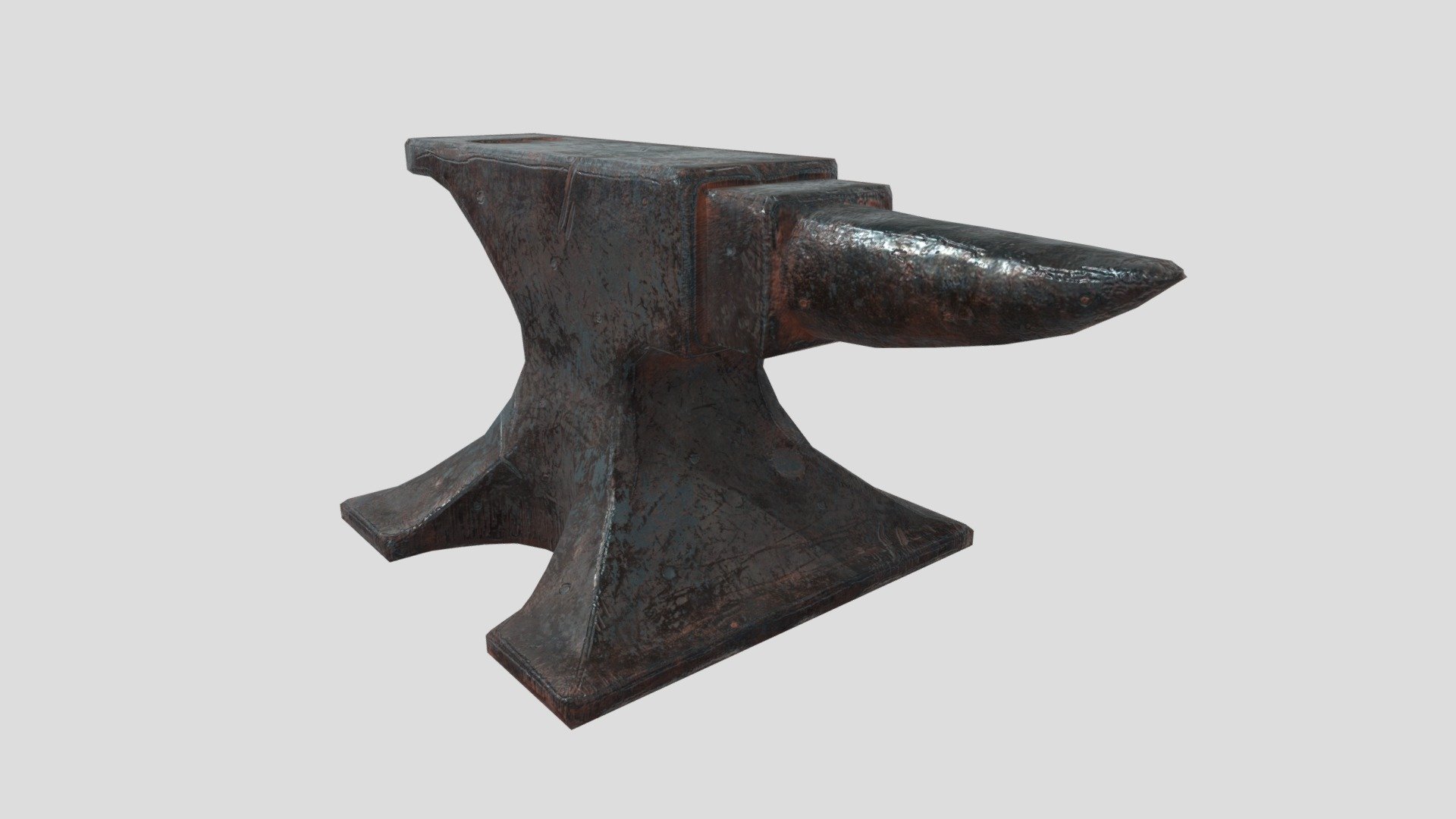 Worn Rusty Anvil - 3D model by snoozydev [d95b694] - Sketchfab