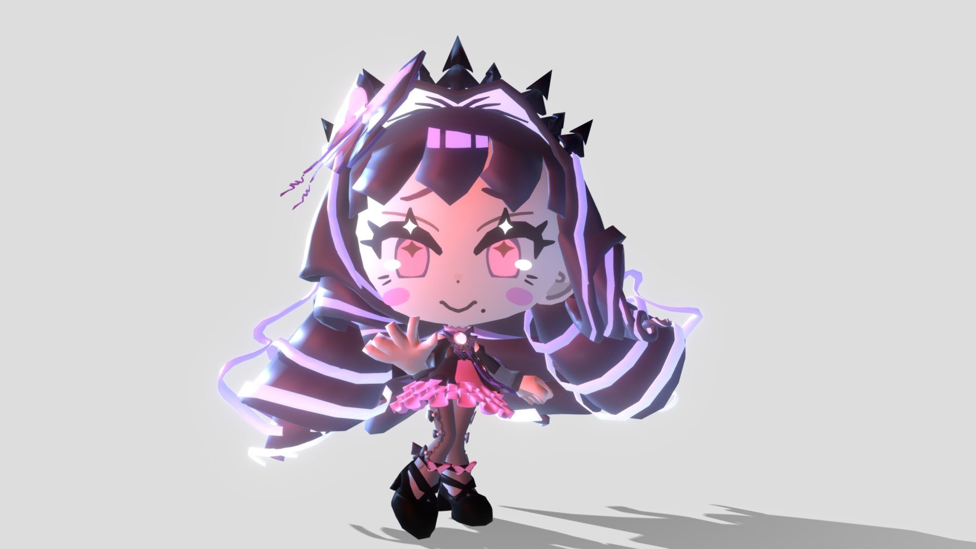 Arisu Oshiro(Chibi)_[PixelLink] - Download Free 3D model by ukishka ...