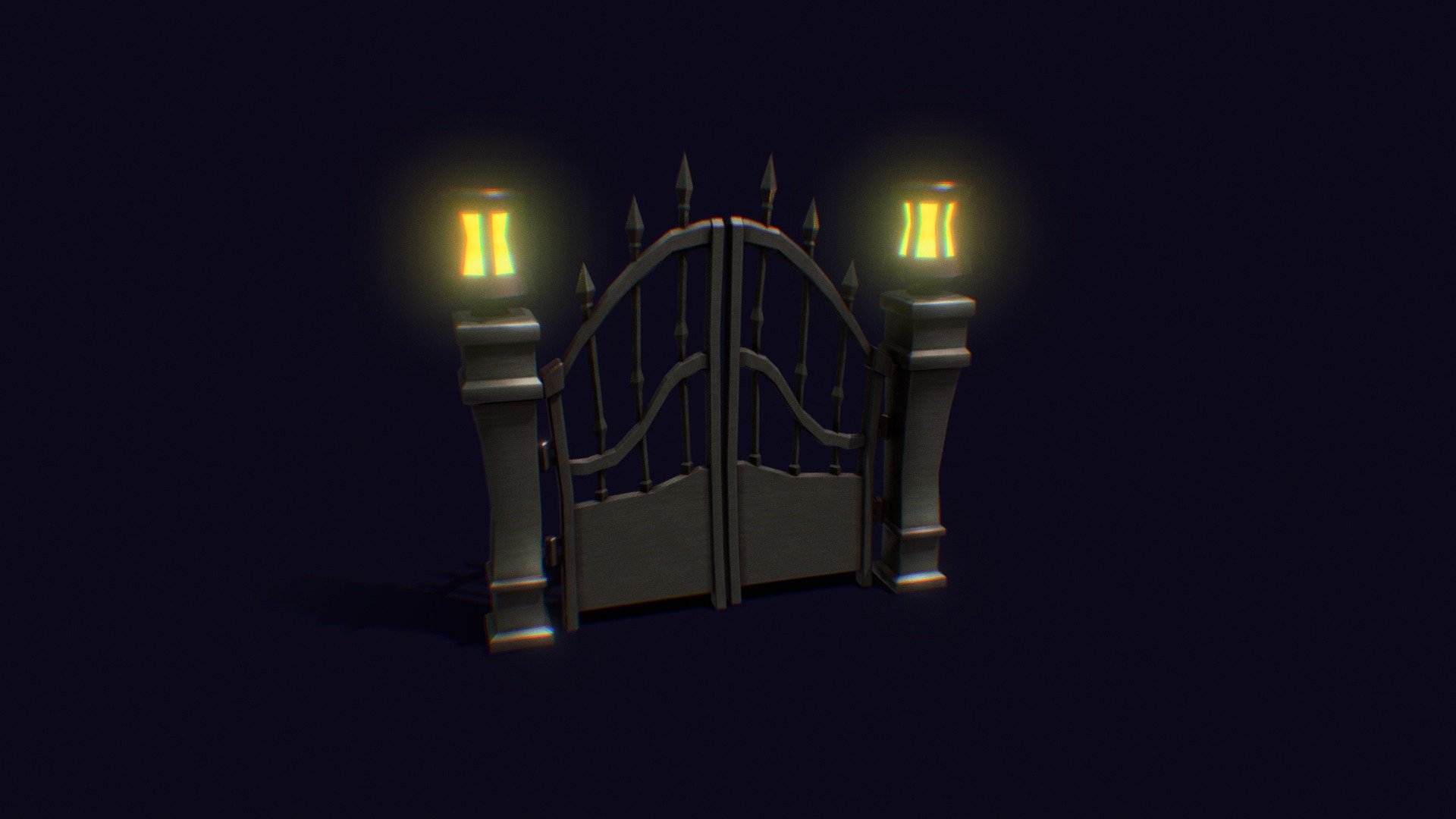 (G)Raveyard_Main Gate - 3D model by mayurisajnani [d95bd05] - Sketchfab