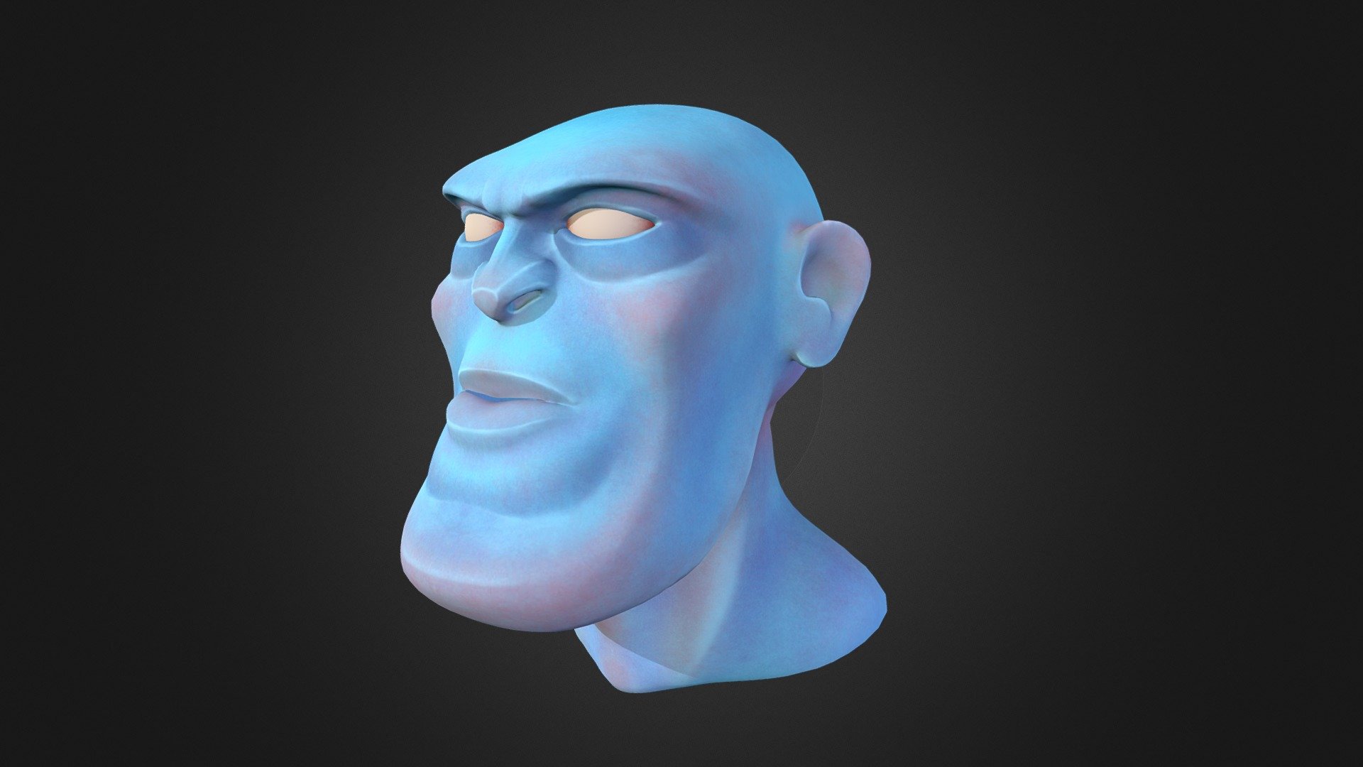 Cartoon head - 3D model by Yaruhyn [d95cde4] - Sketchfab