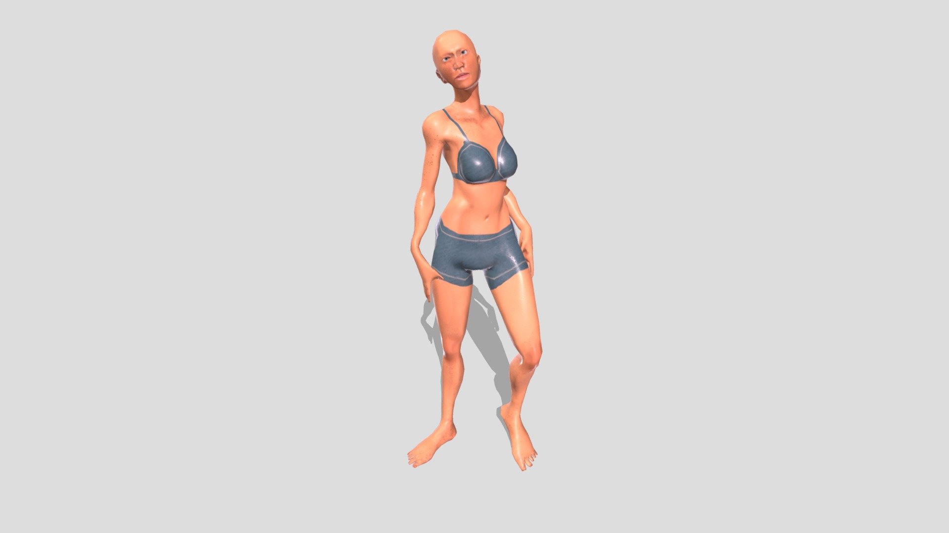 Female Rig Pose - 3D model by Mohmmad Khashouf (@mbluelighting) [d95d7e1] - Sketchfab