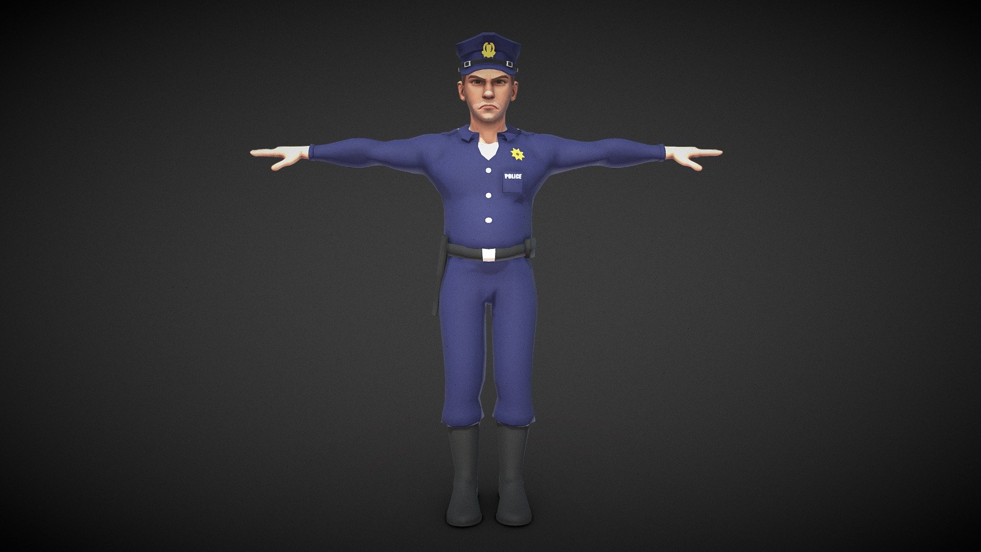 policeman - Download Free 3D model by Neslihan Çakmak (@neslihancakmak ...
