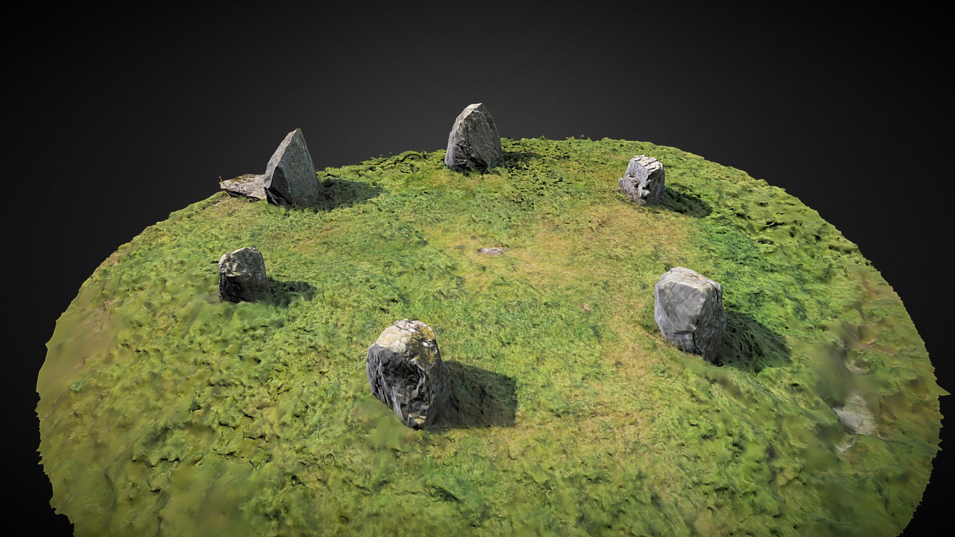 South Ythsie stone circle, Aberdeenshire - Download Free 3D model by ...