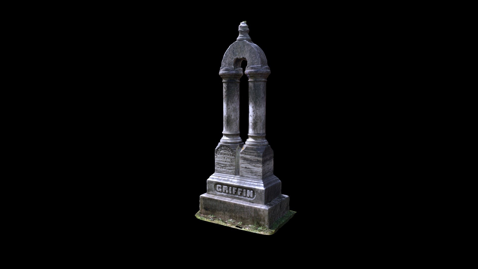 Griffin Grave Monument - 3D model by Weisssan [d9608d4] - Sketchfab