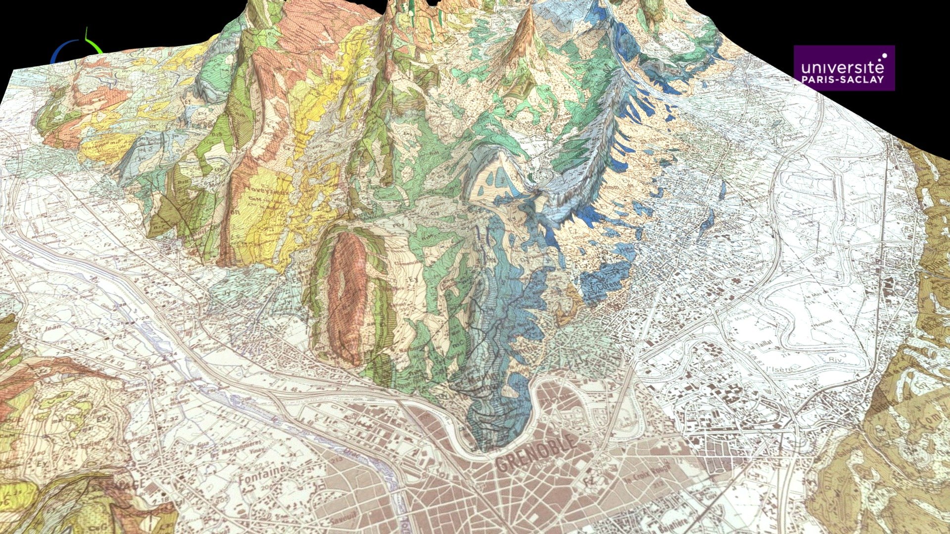 Grenoble - 3D model by GEOPS U-Paris-Saclay (@gouravour) [d962a6d ...