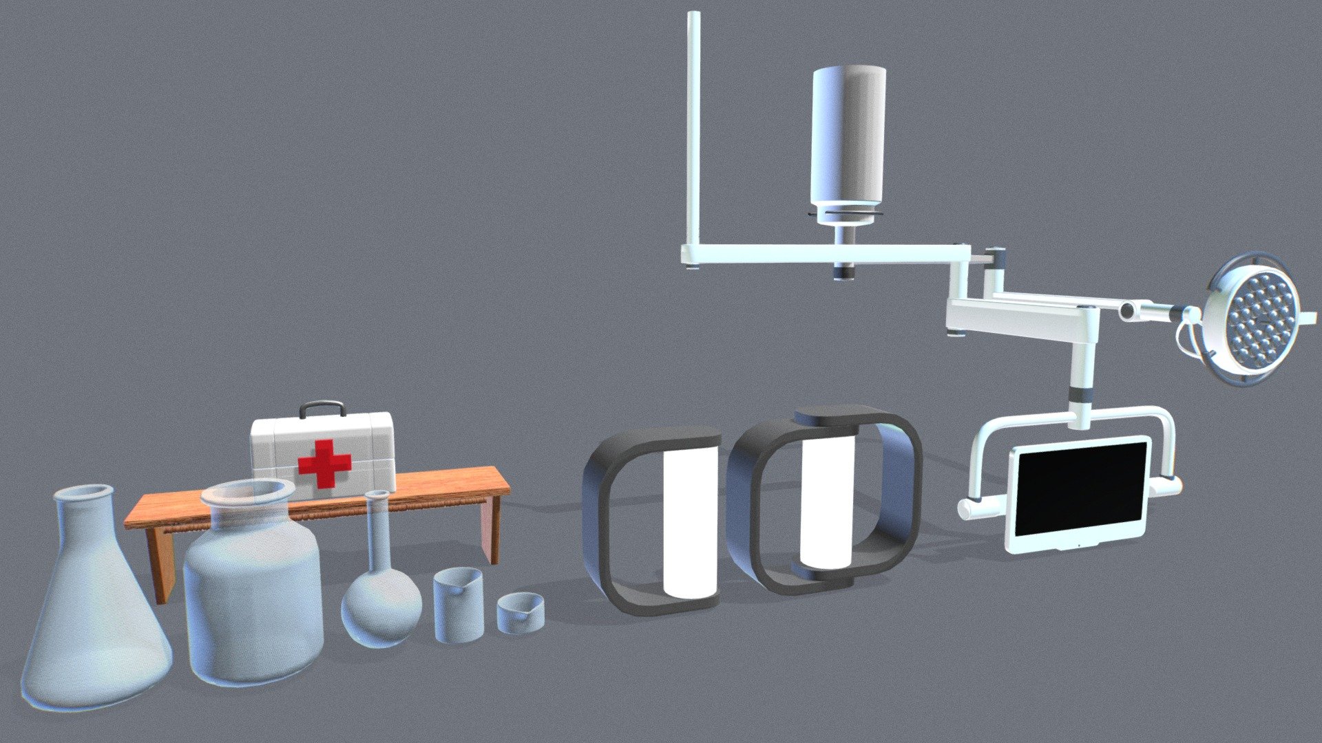 Medical pack 2 - Buy Royalty Free 3D model by Clément Fromentin ...