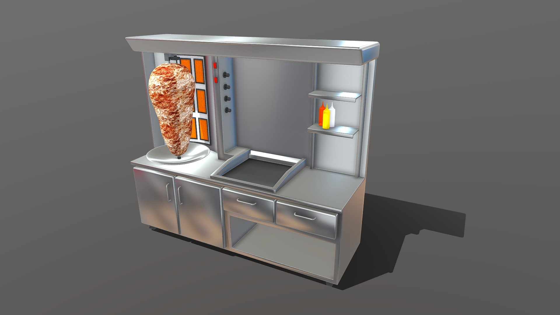 shawarma grill - Buy Royalty Free 3D model by omarme37 [d963862 ...