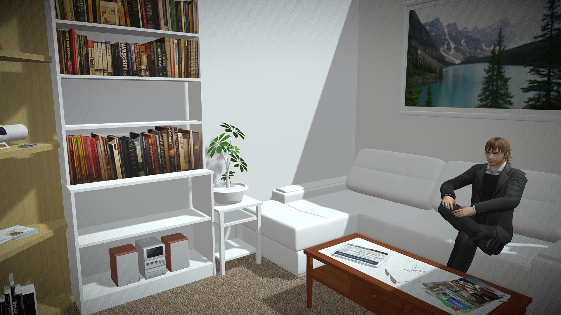 Minimalist House 84 m2 - 3D model by ruslan44.my.id [d963e38] - Sketchfab