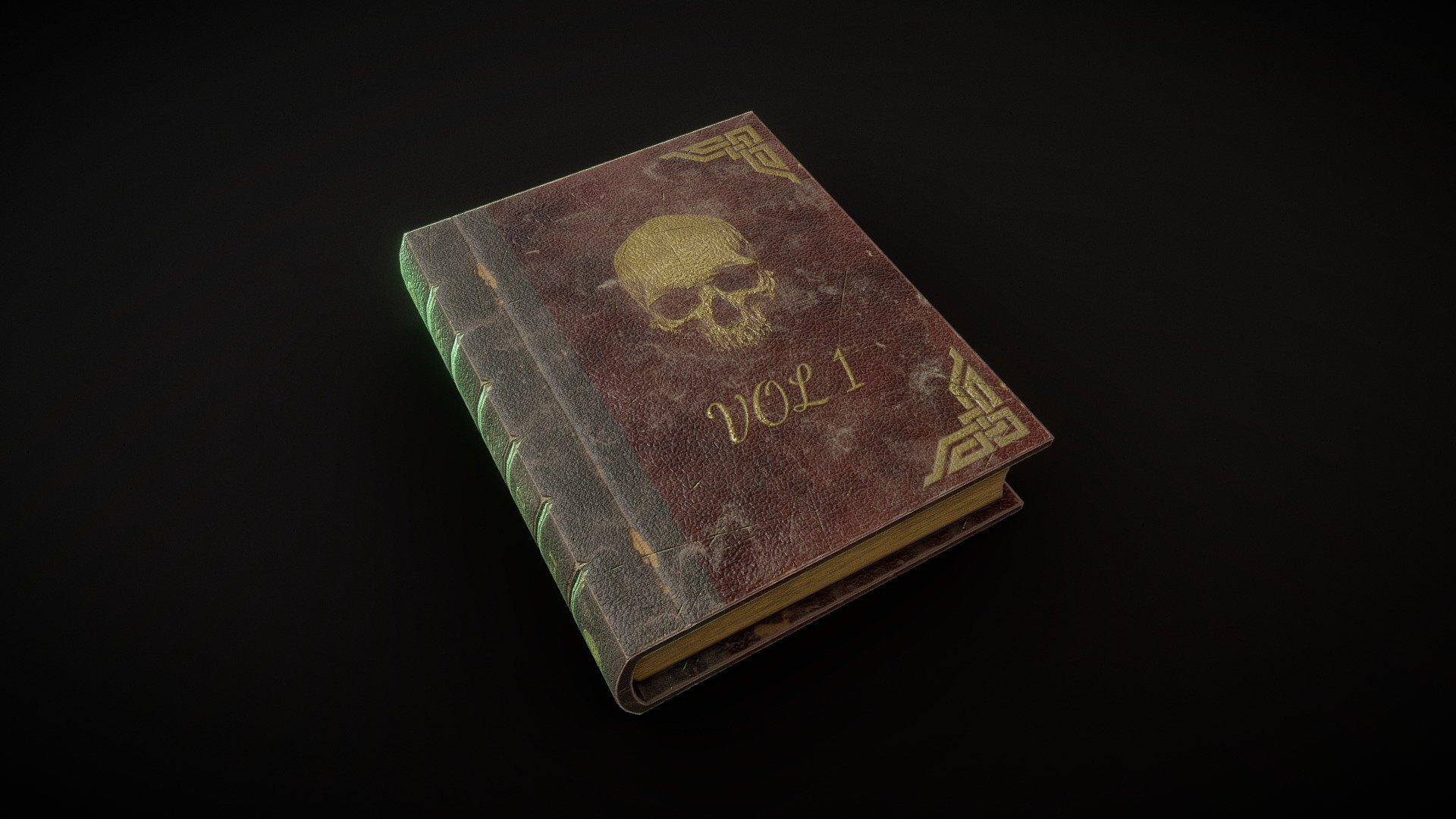 Old Book (game ready) - Download Free 3D model by Ahsan.Faraz [d963f73 ...
