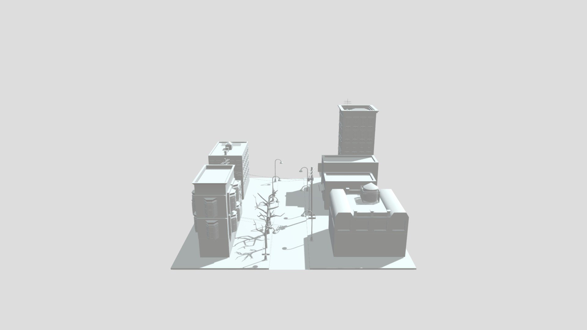 Environment Blockout - 3D model by laurenk1840 [d96507d] - Sketchfab
